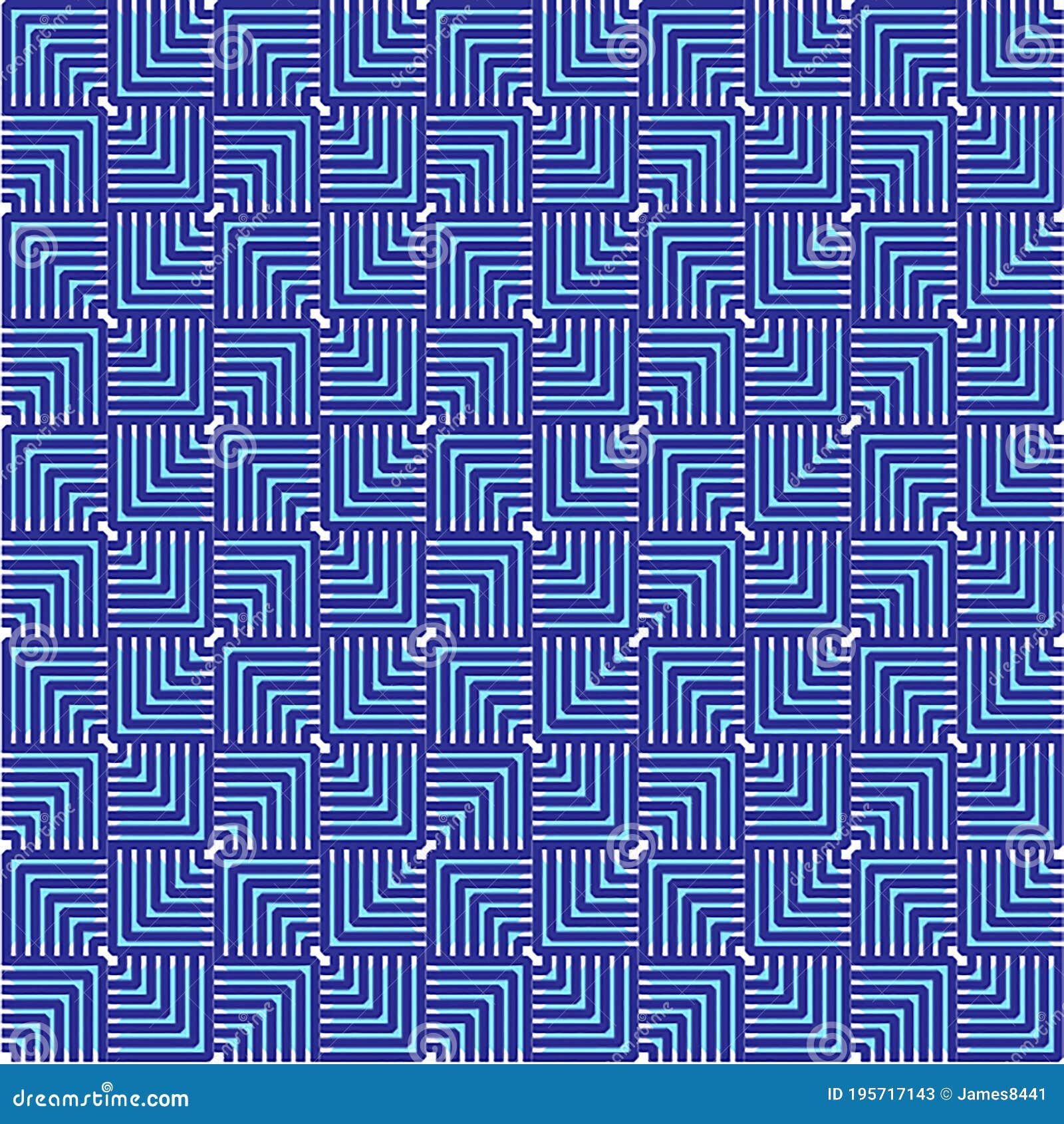 Seamless Pattern with Blue Squares. Stock Vector - Illustration of ...