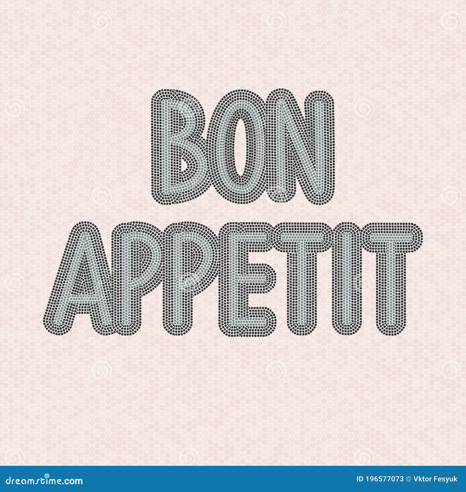Bon Appetit Hand Lettering. Good Appetite. Vector Doodle Icons ...