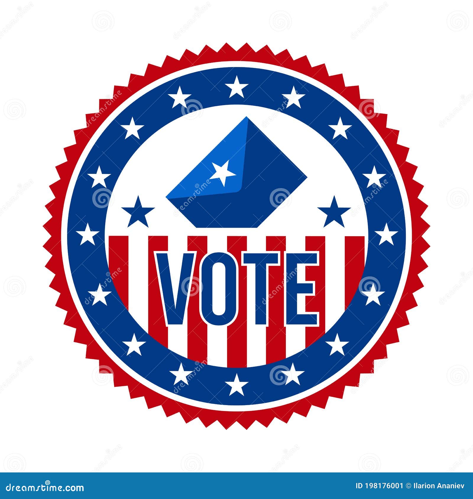 2020 Presidential Election Vote Badge - United States of America. USA ...