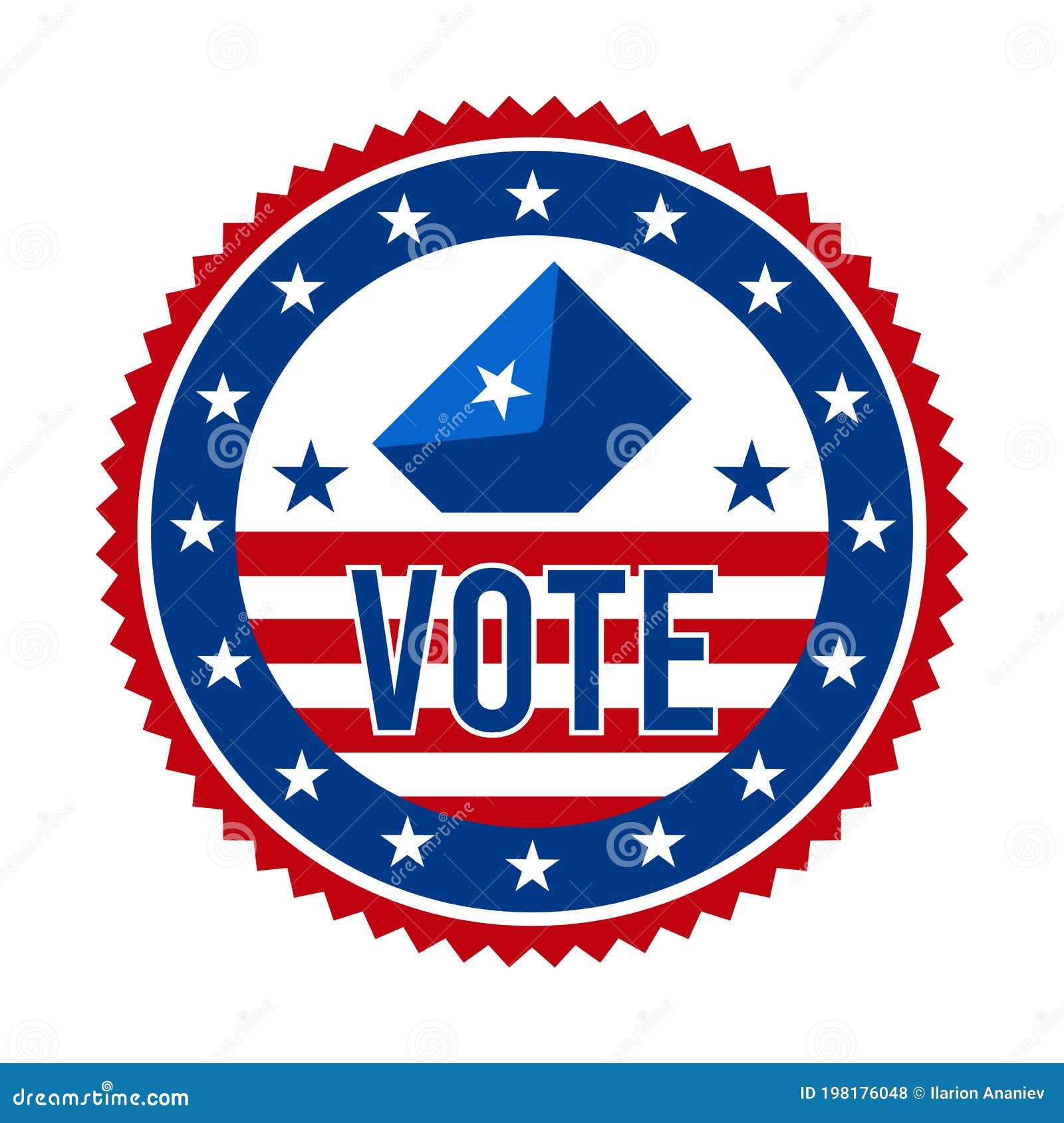 2020 Presidential Election Vote Badge - United States of America. USA ...