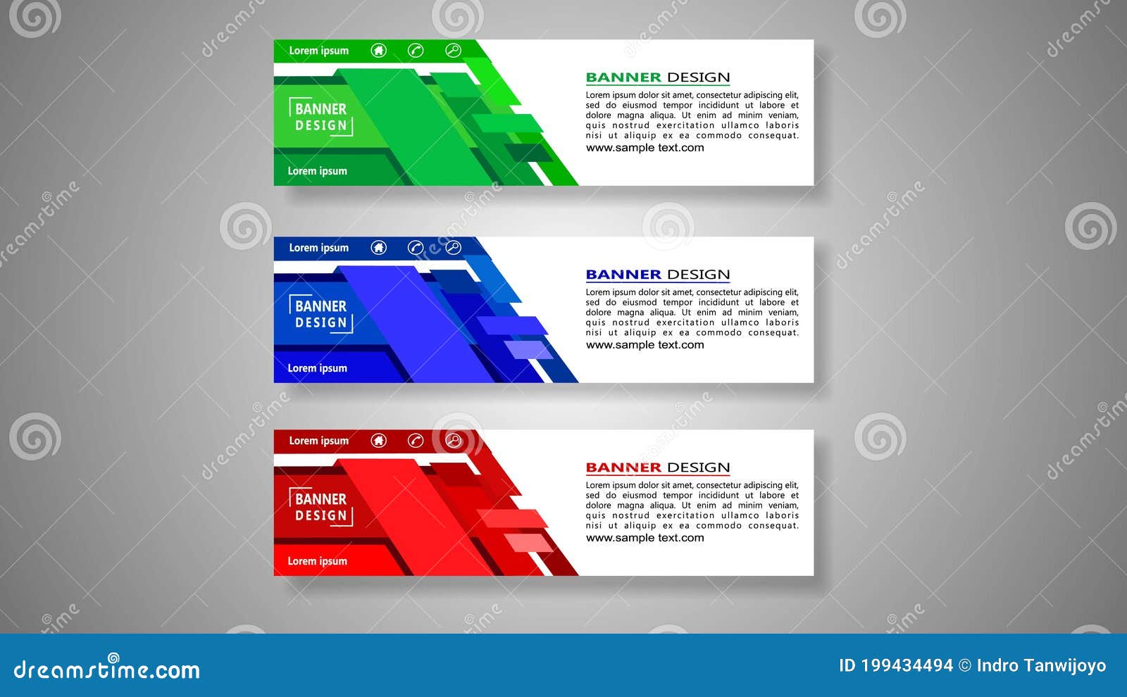 New banner with basic RGB stock vector. Illustration of basic - 199434494