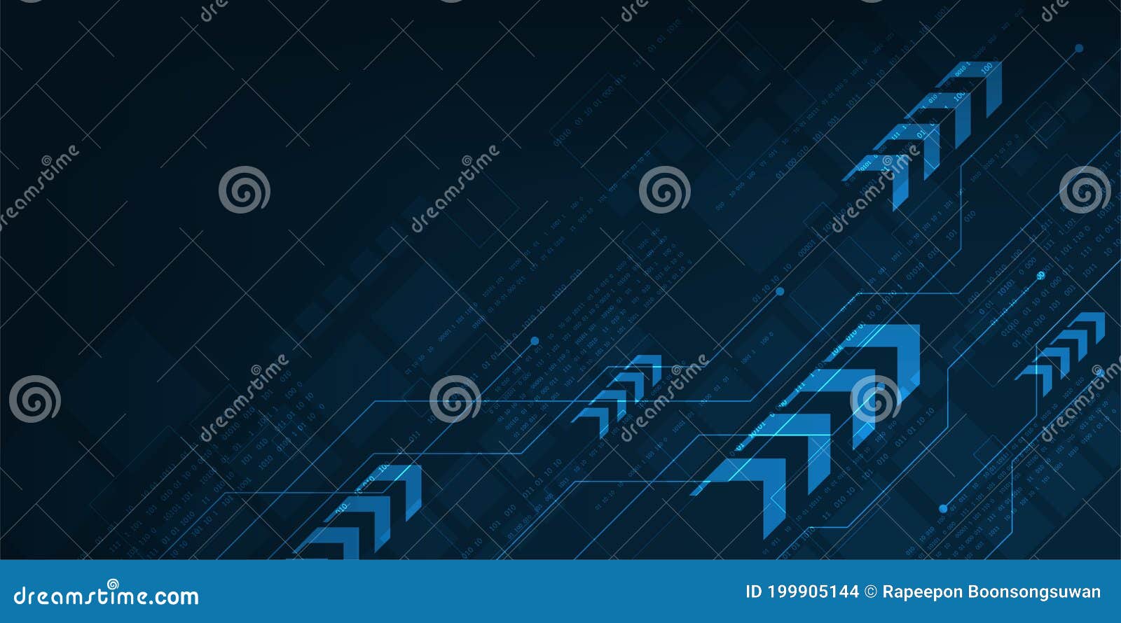 Fast Data Transfer of Digital Systems. Stock Vector - Illustration of ...