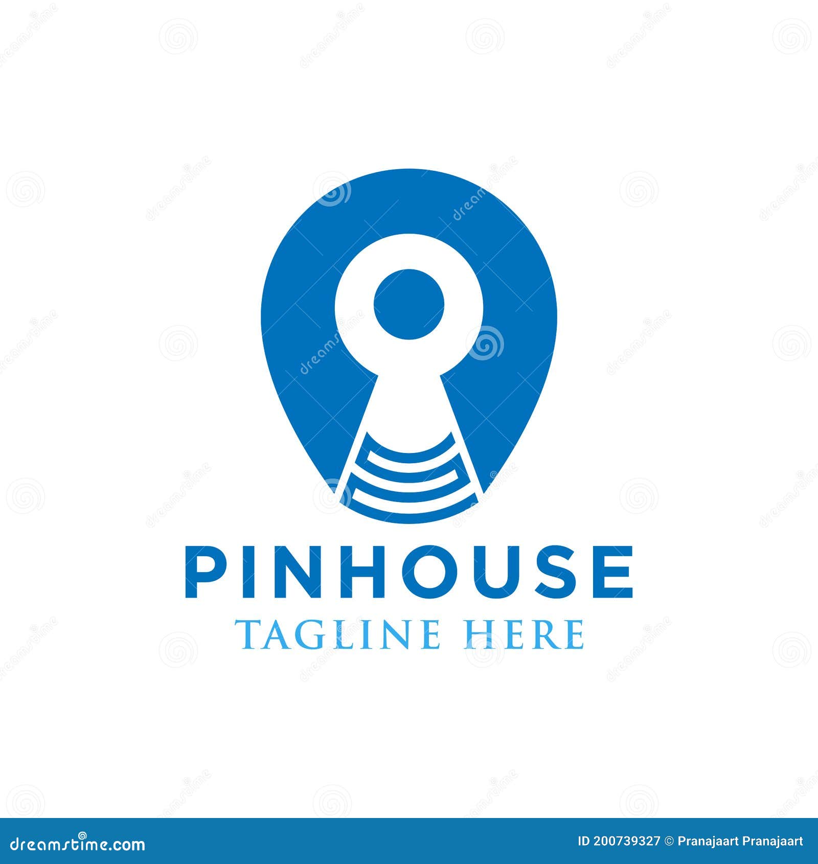 Pin Key Icon Logo Vector Symbol, Protection Stock Vector - Illustration ...