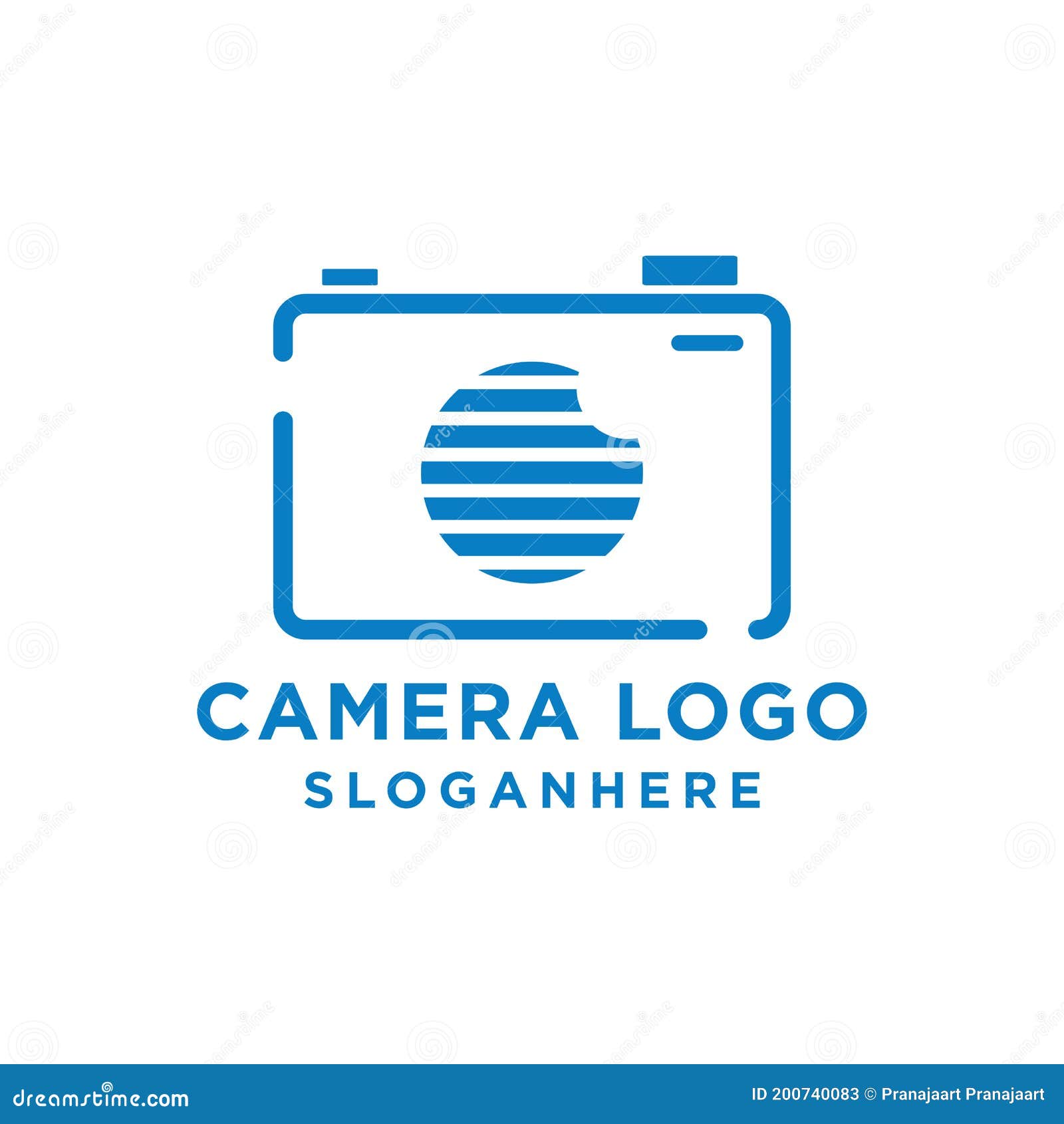 Simple Minimalist Camera Logo Design Stock Vector - Illustration of ...