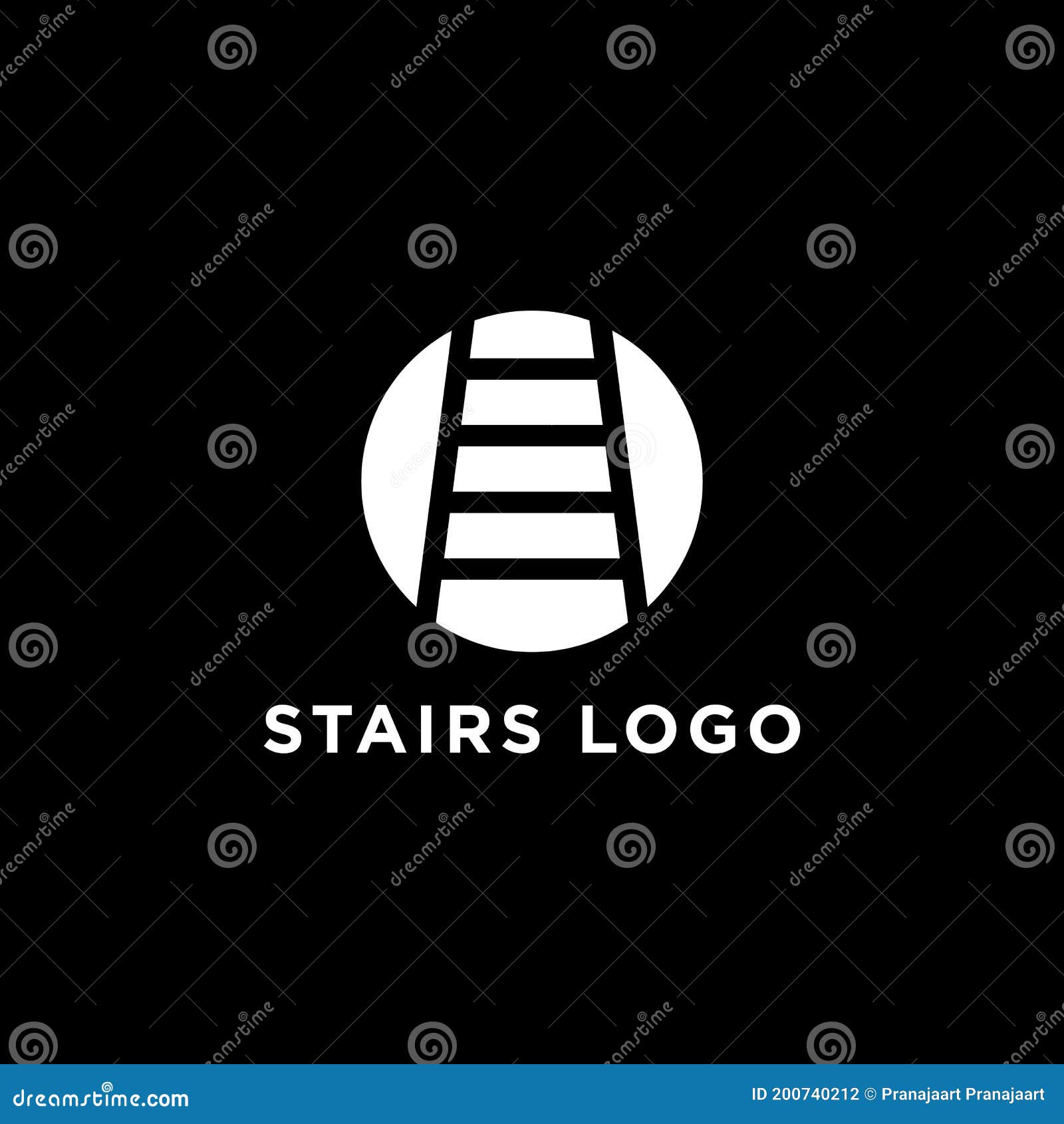 Creative Logo Stairs Vector Icon Design Stock Vector - Illustration of ...