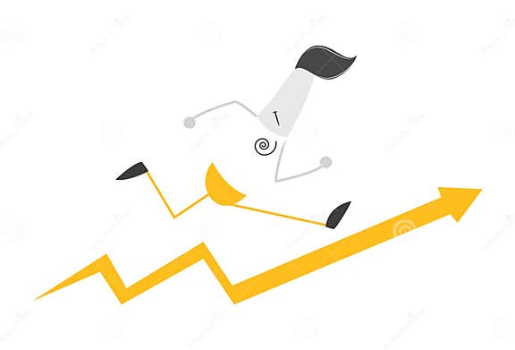 Cartoon Illustration of Line Man. Stock Vector - Illustration of action ...