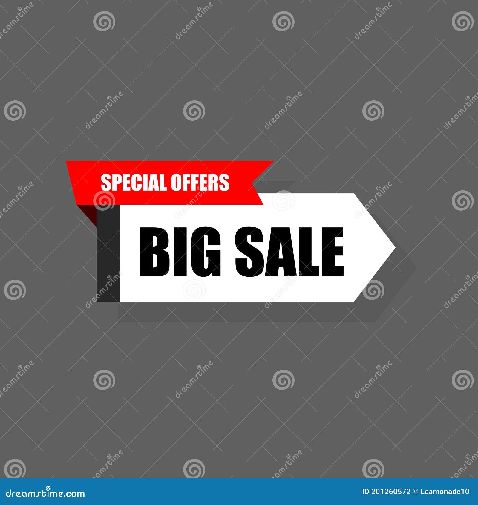 Big sale label tag set. stock vector. Illustration of limited - 201260572