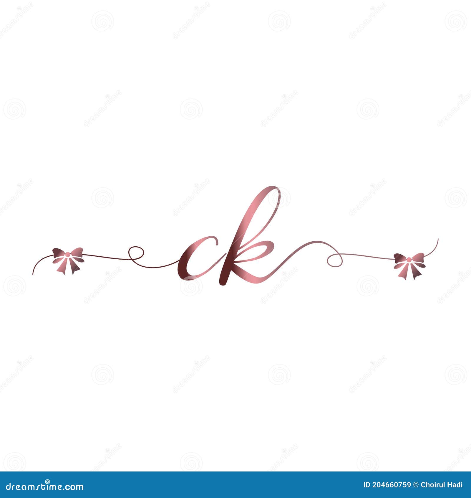 CK Initial Logo Handwriting Modern Luxury Fashion Stock Illustration ...