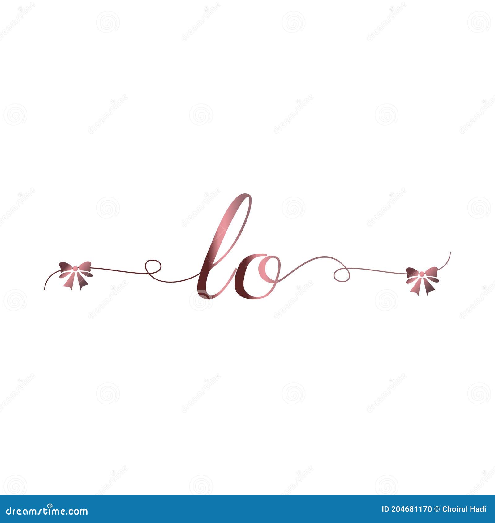 LO Initial Logo Handwriting Modern Luxury Fashion Stock Illustration ...
