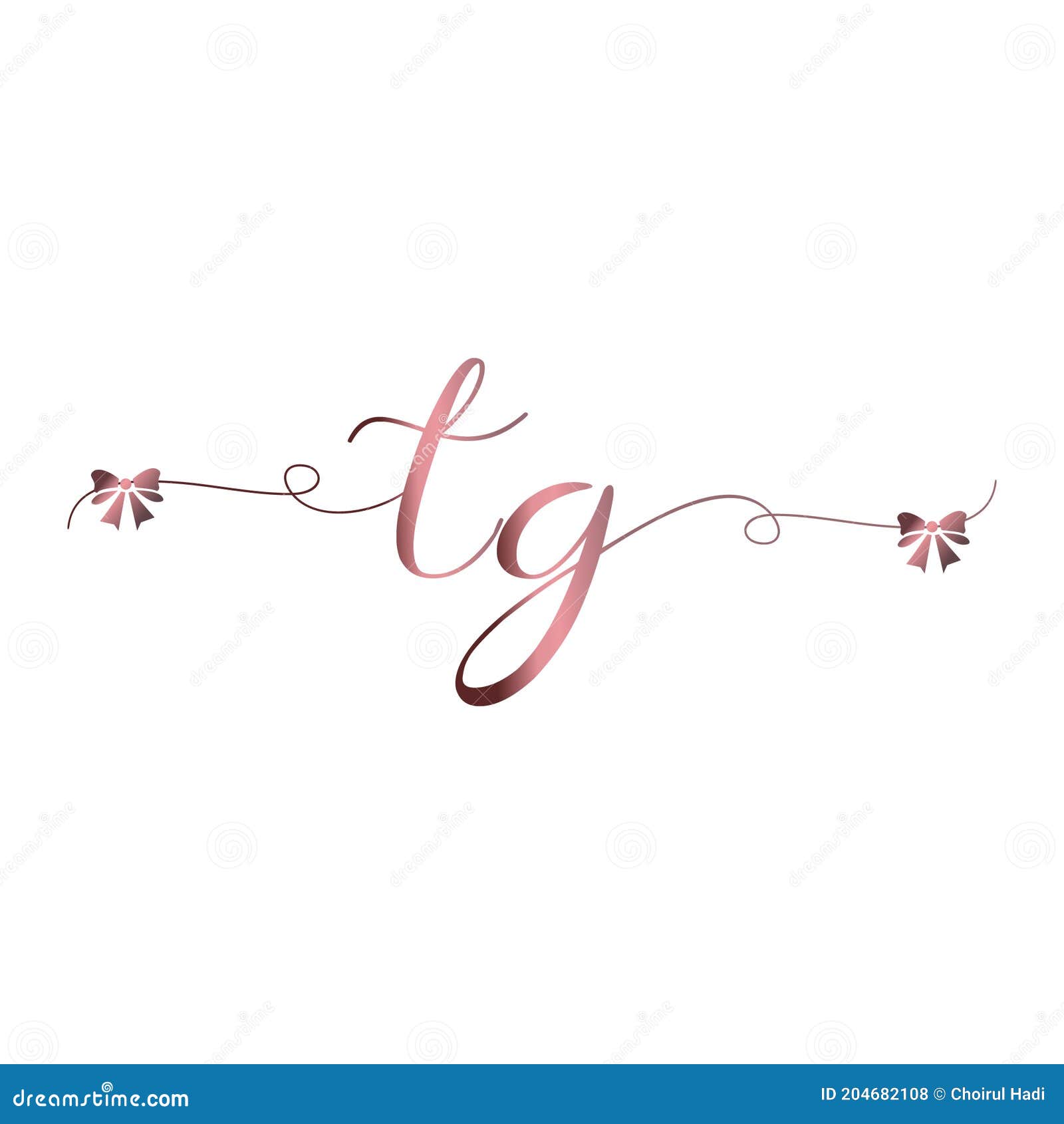 TG Initial Logo Handwriting Modern Luxury Fashion Stock Illustration ...
