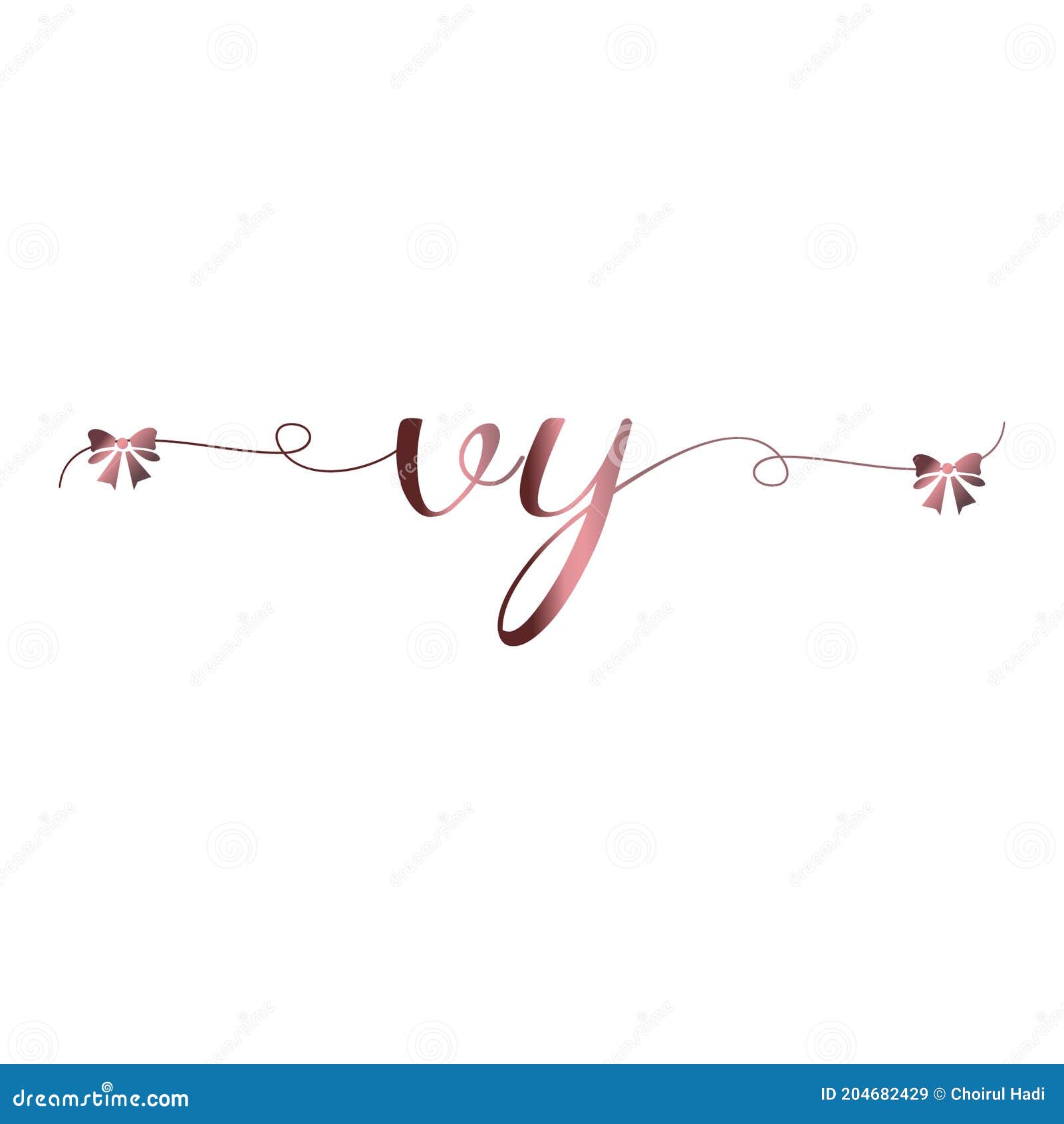 VY Initial Logo Handwriting Modern Luxury Fashion Stock Illustration ...