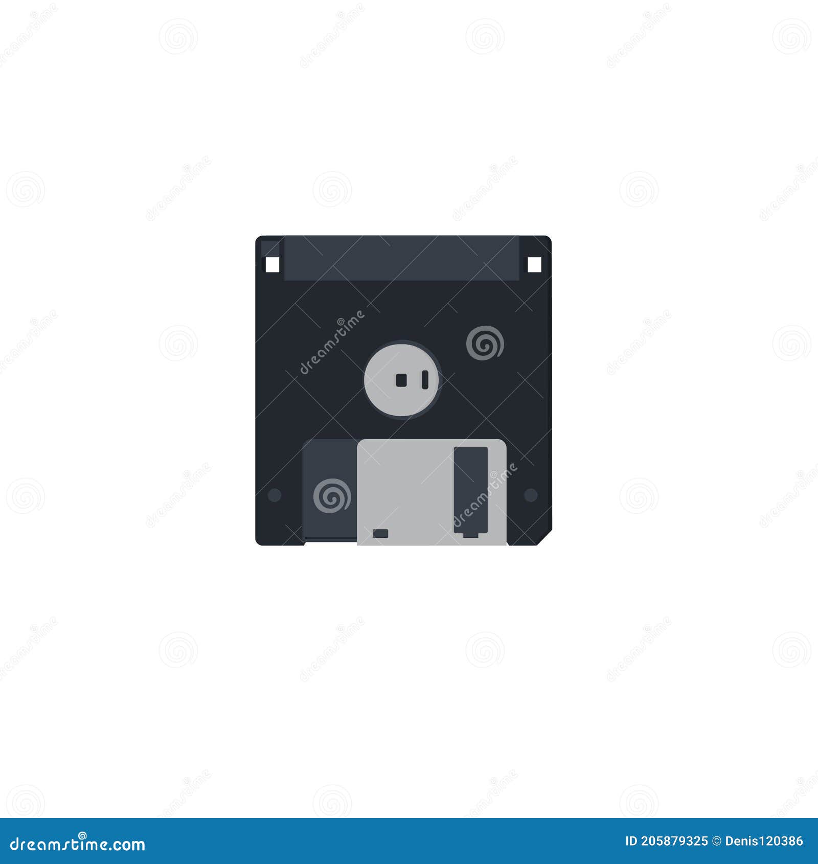 Floppy Disk. Storage Device, Vector Illustration Stock Vector ...