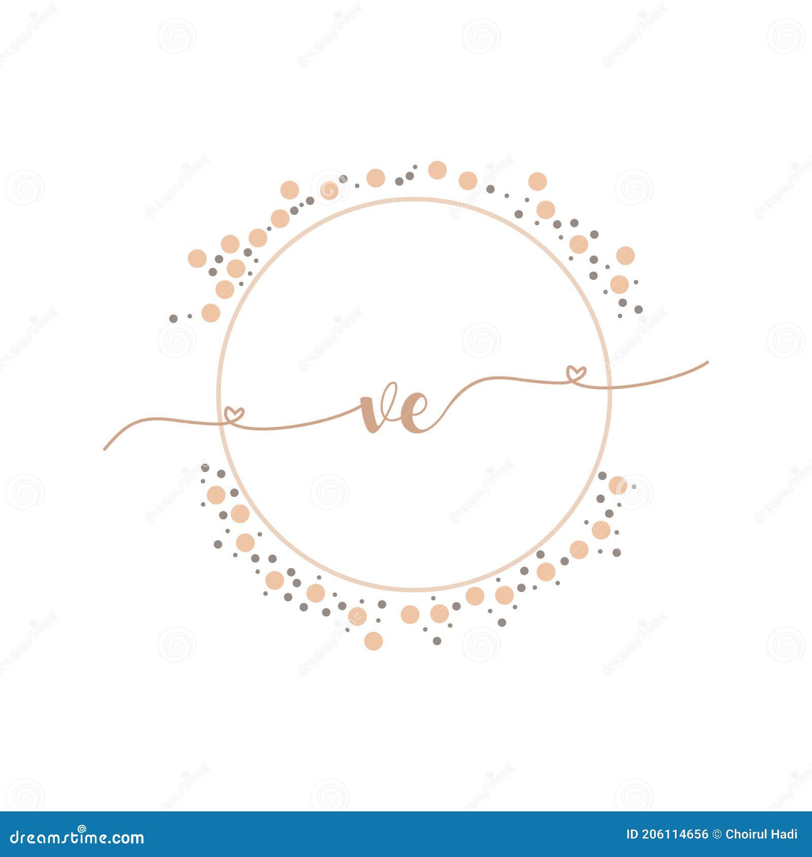 VE Initial Monogram Handwriting Luxury Illustration Stock Vector ...
