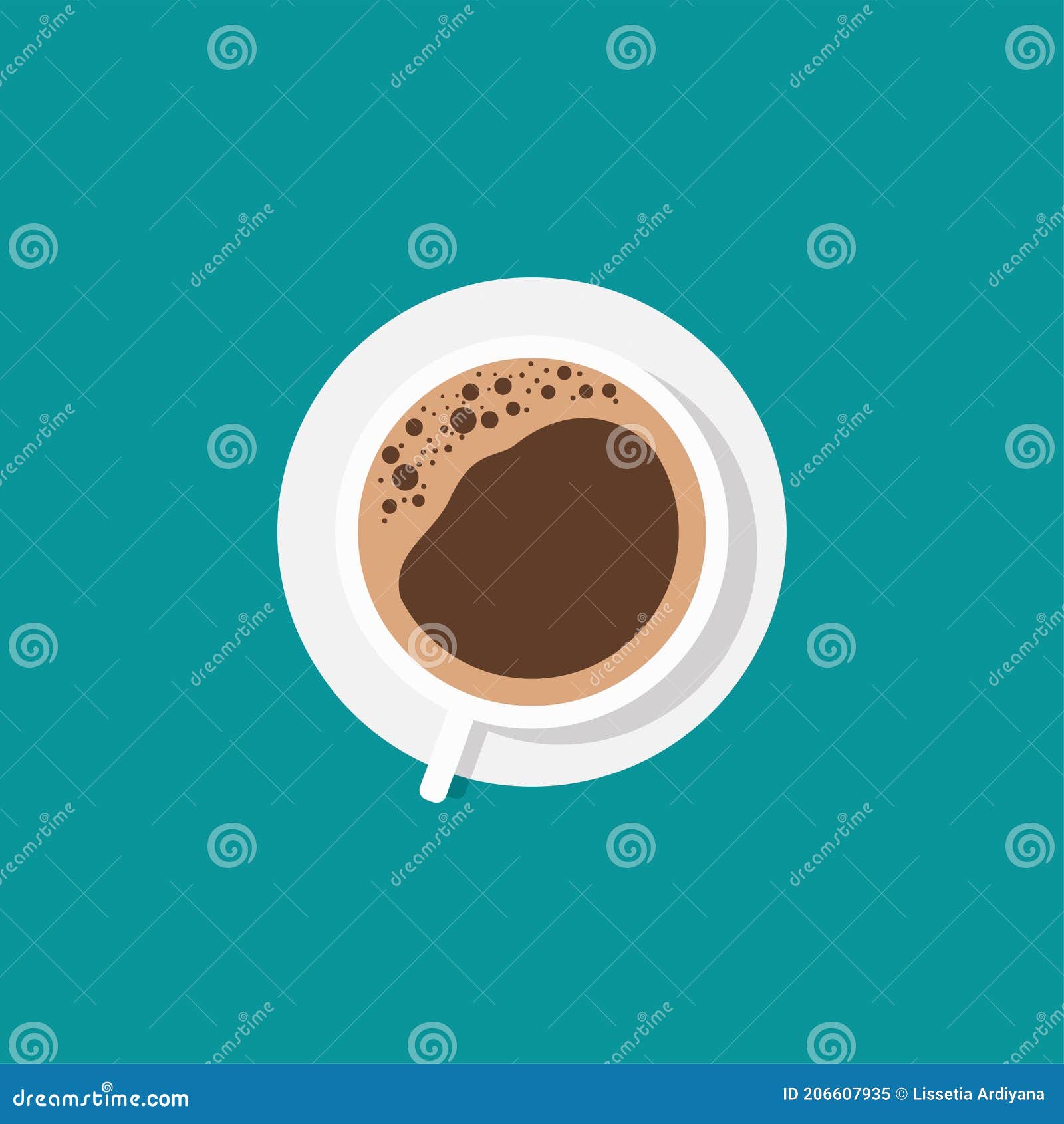 Basic RGB Coffee stock vector. Illustration of design - 206607935