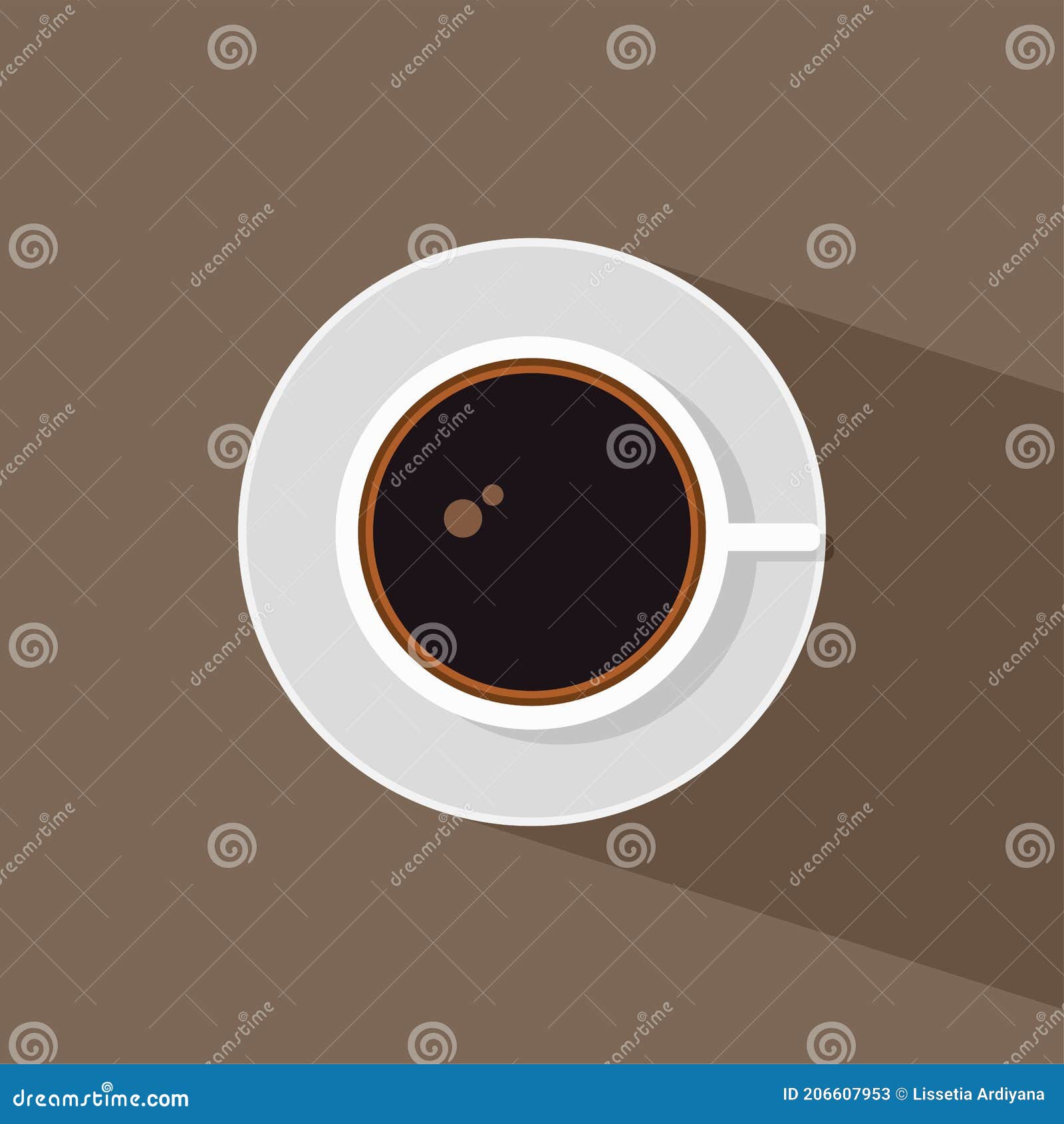 Basic RGB Coffee stock vector. Illustration of caffeine - 206607953