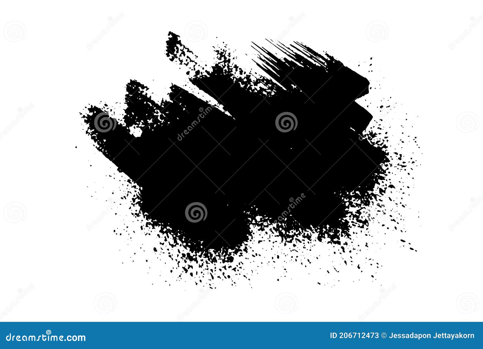 Brush Splatter Vector