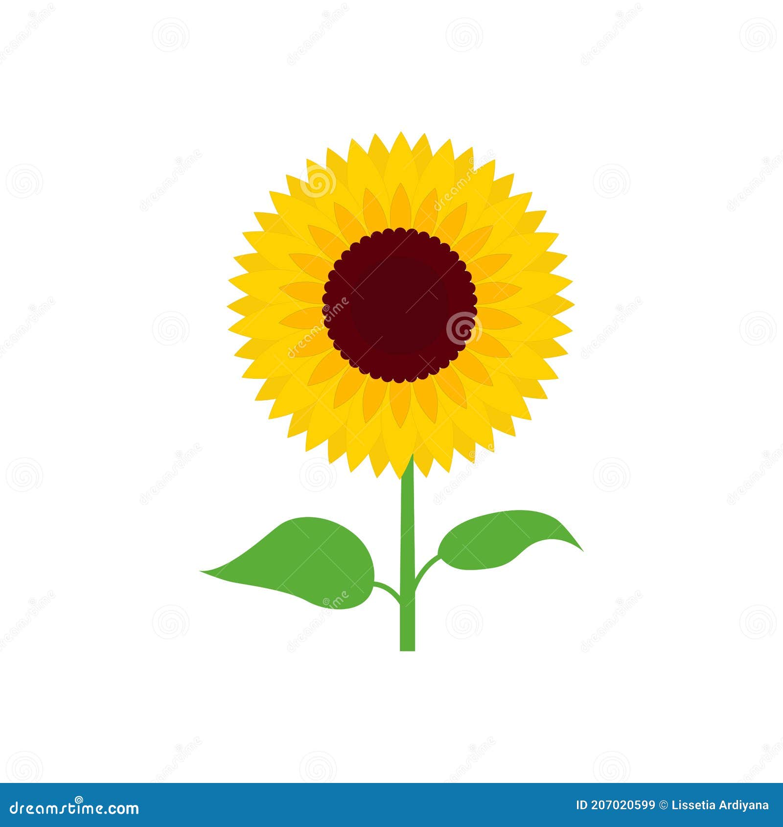 Basic RGB Flower stock vector. Illustration of logo - 207020599