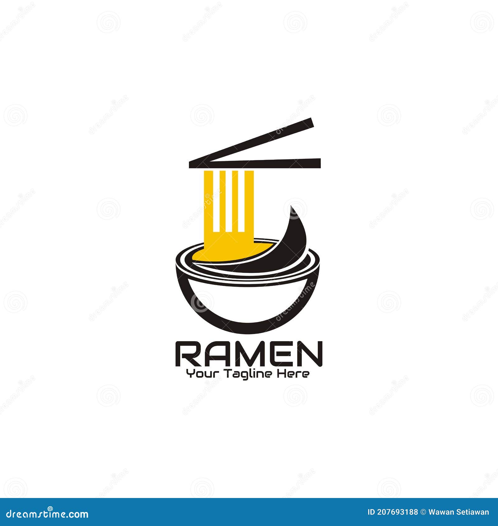 Illustration Vector Graphic of Instant Ramen in the Cup and Chopsticks ...