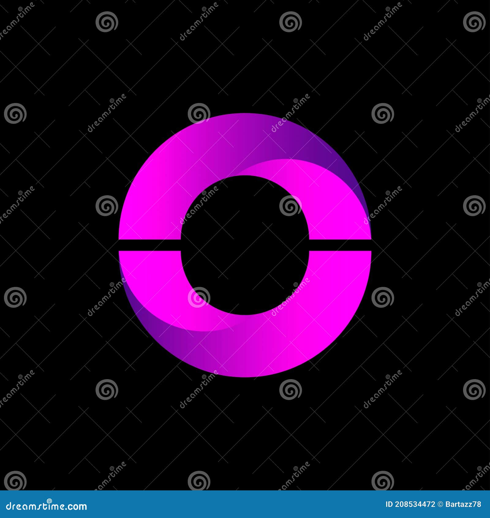 Concept of Vector Modern Oval Logo Web Icon. Stock Vector ...
