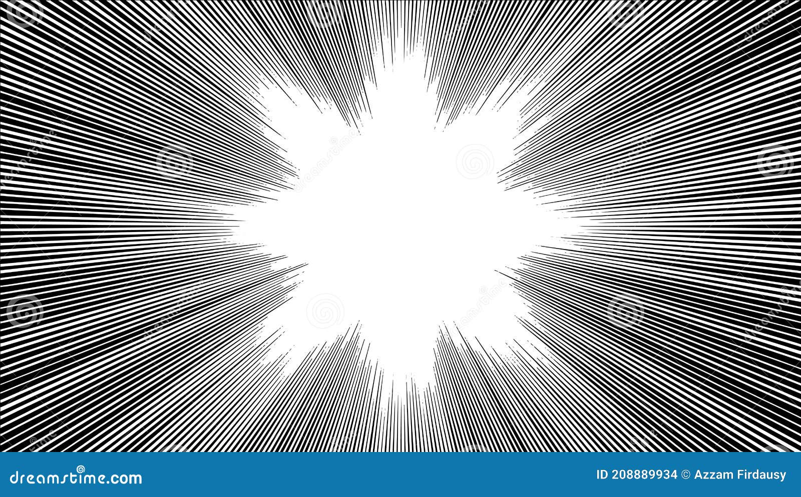 Black and White Zoom Effect Background Stock Illustration ...