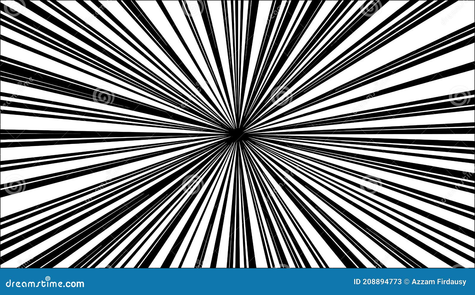 Black and White Zoom Effect Stock Illustration - Illustration of basic ...