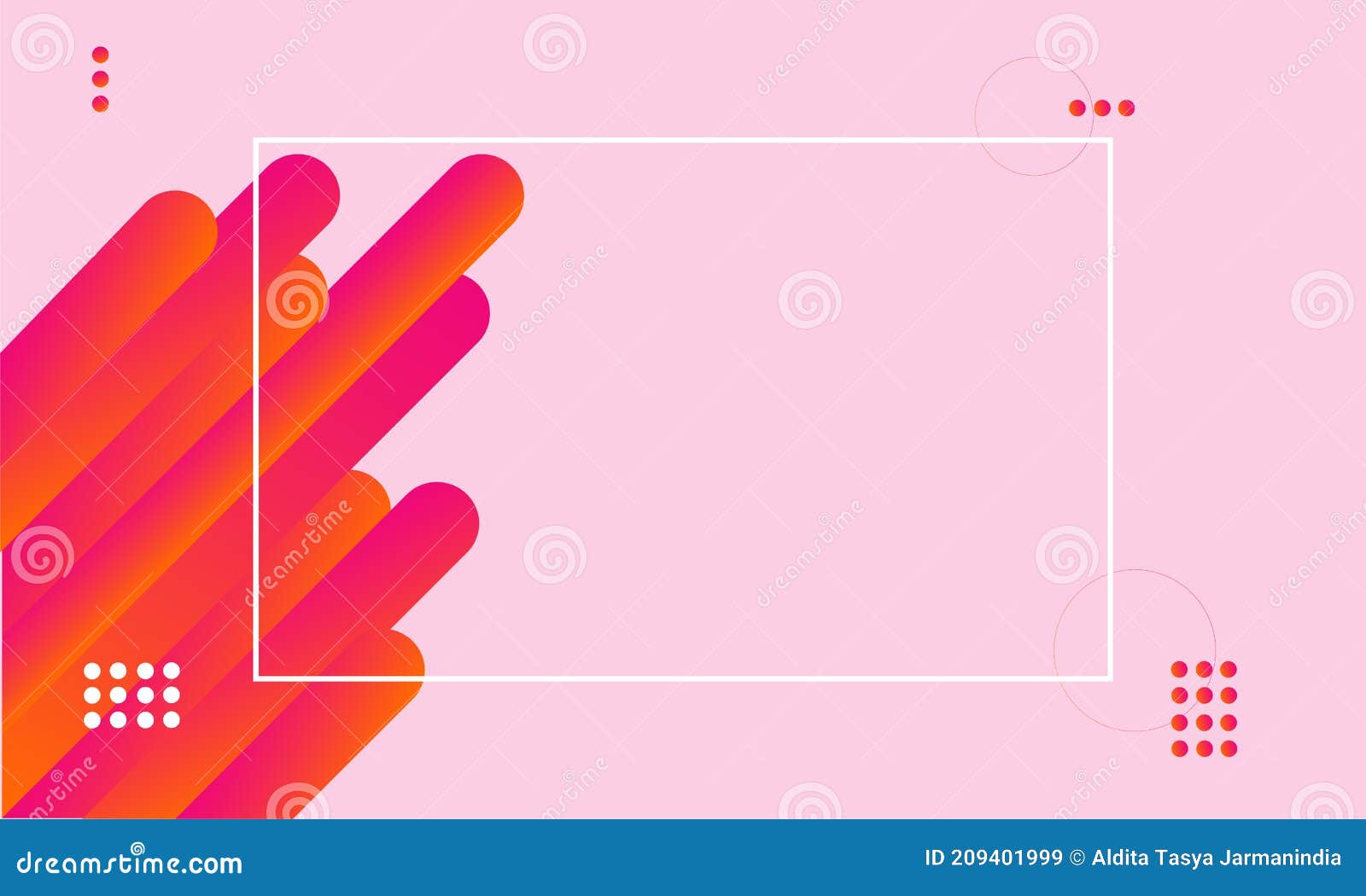 Background Template Pink Memphis Stock Vector - Illustration of post ...
