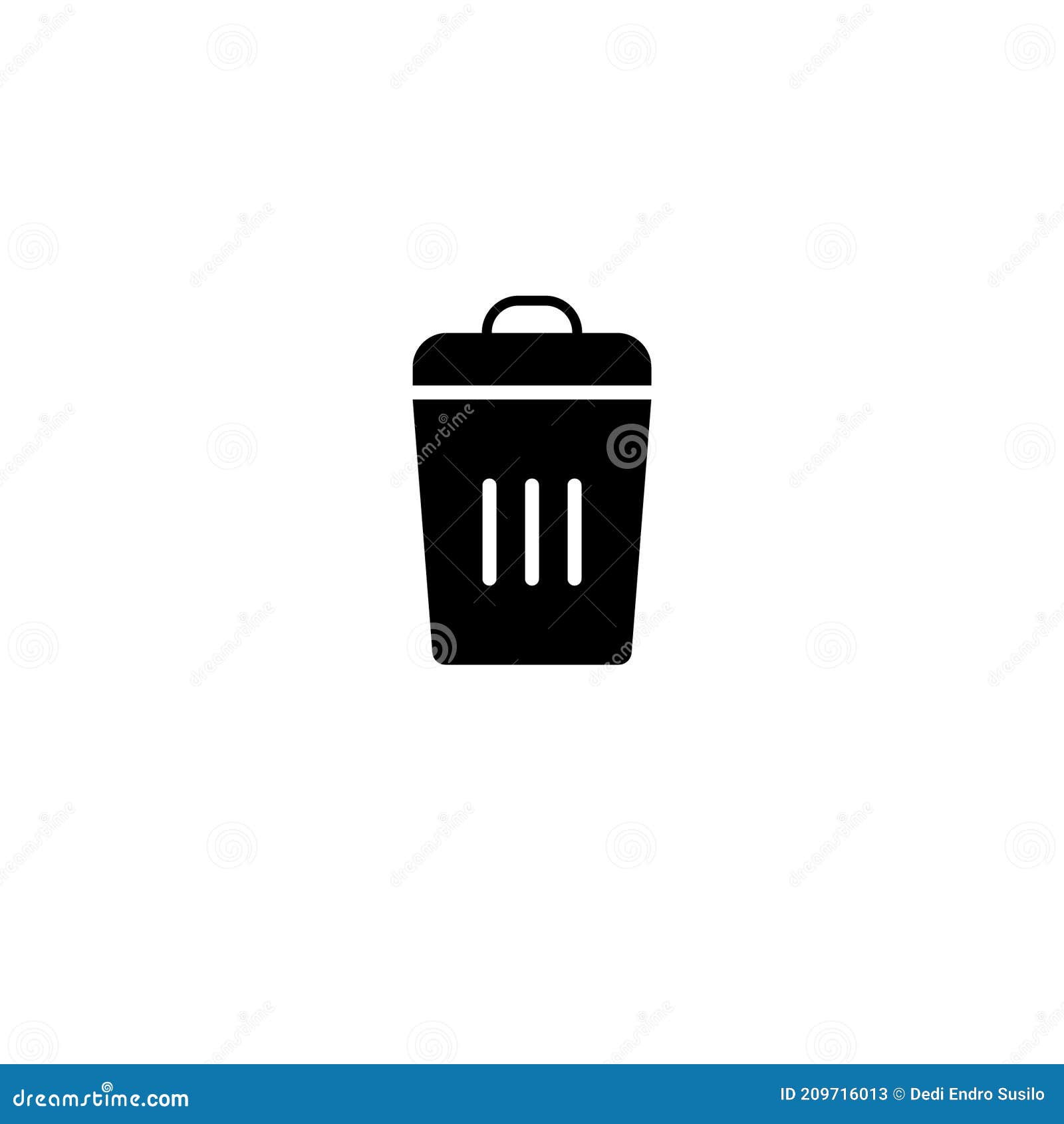 Logos, Symbols, Icons, Trash Cans, Trash. Stock Vector - Illustration ...