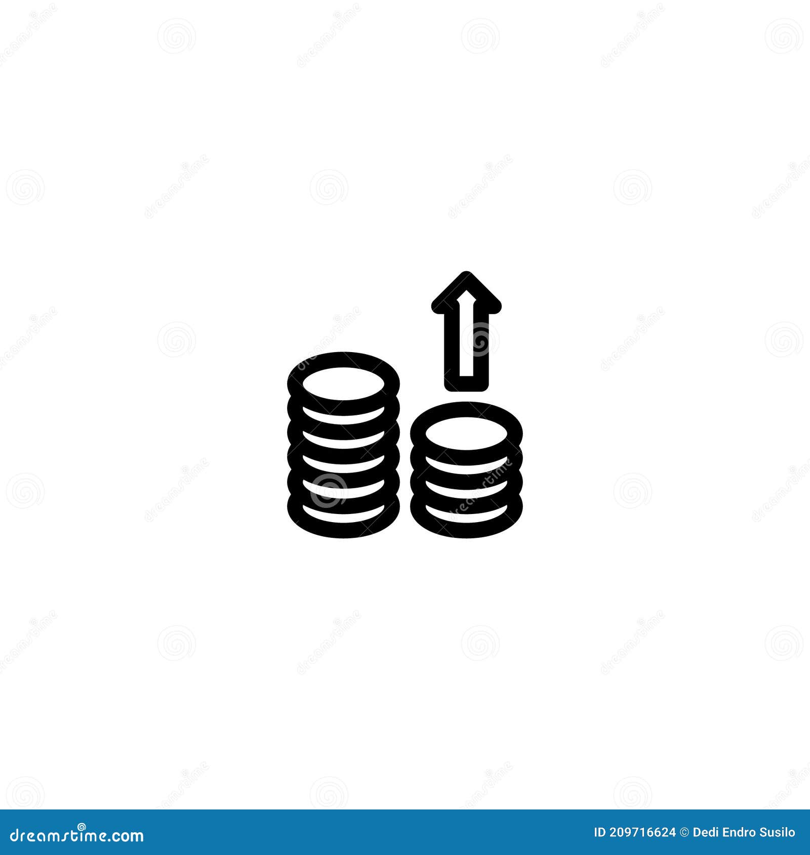 Logos, Symbols, Icons, Coins, Investment, Funds, Finance, Business ...