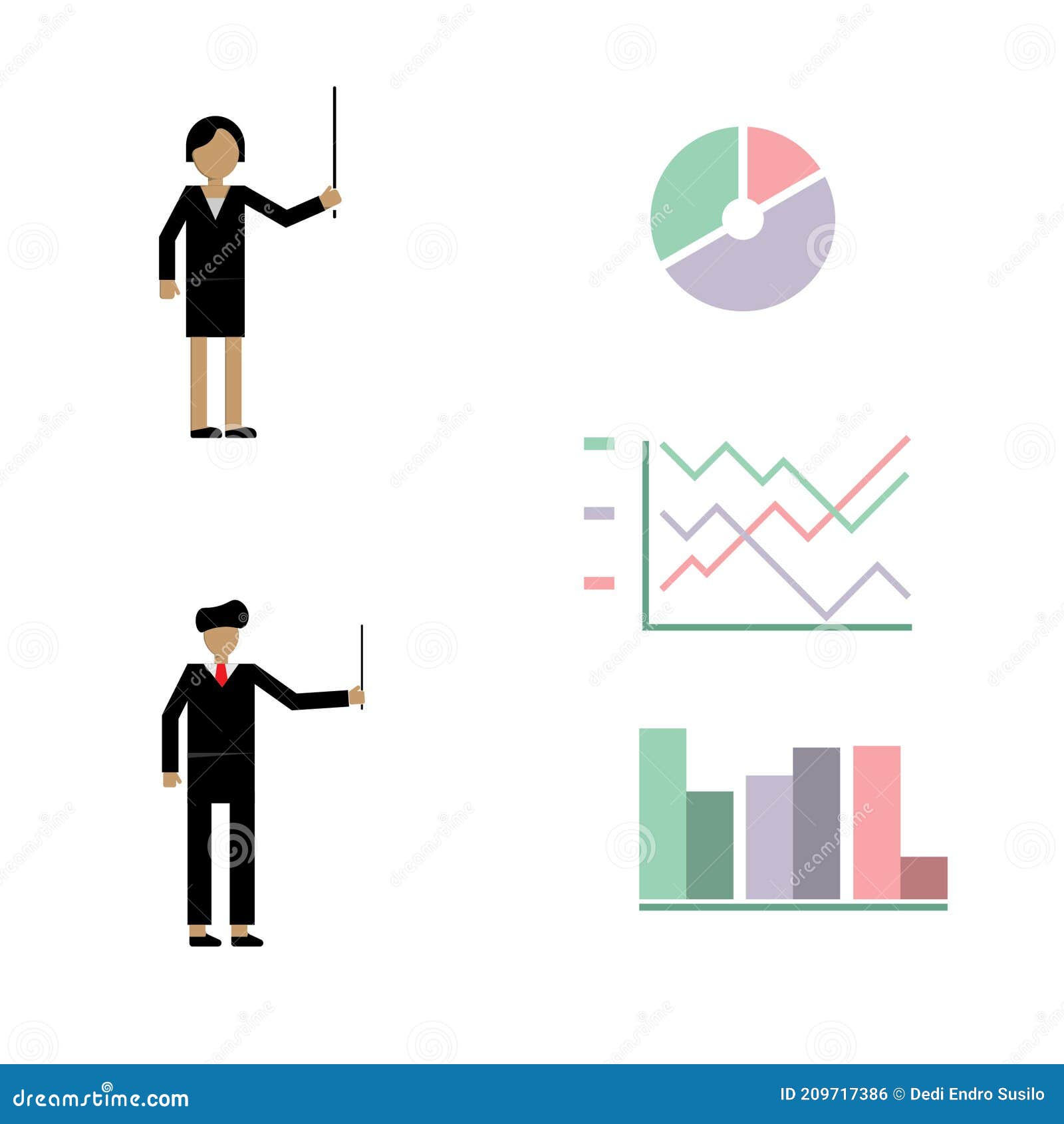 These are Illustrations, Presentations, Business, Data, Traffic, Charts ...