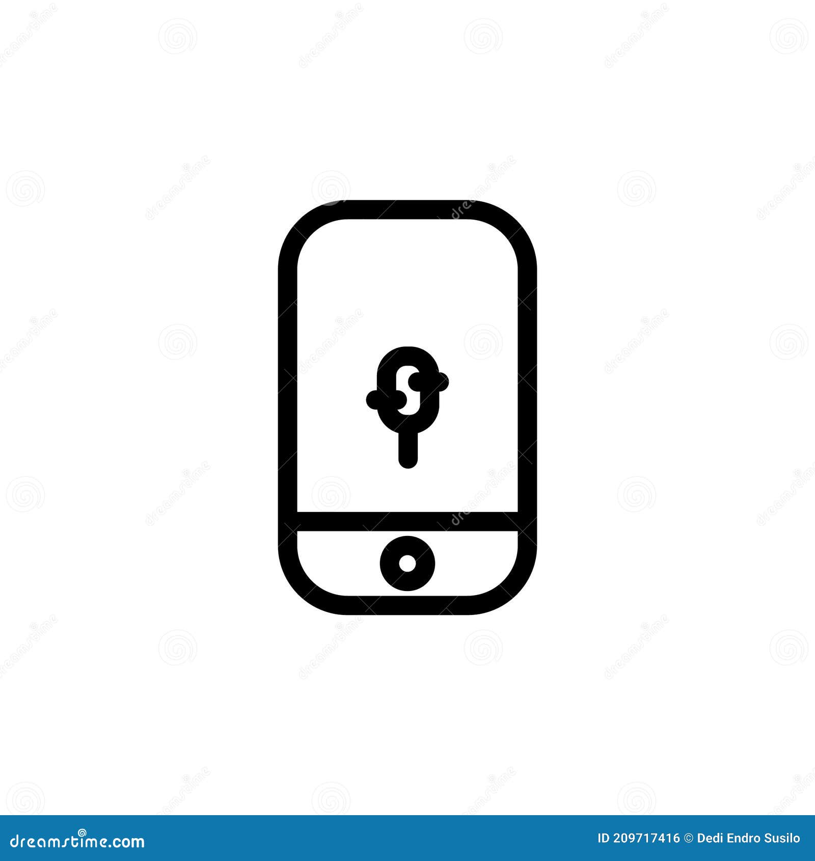 These Are Logos, Symbols, Icons, Smartphone, Microphone, Voice Recorder ...