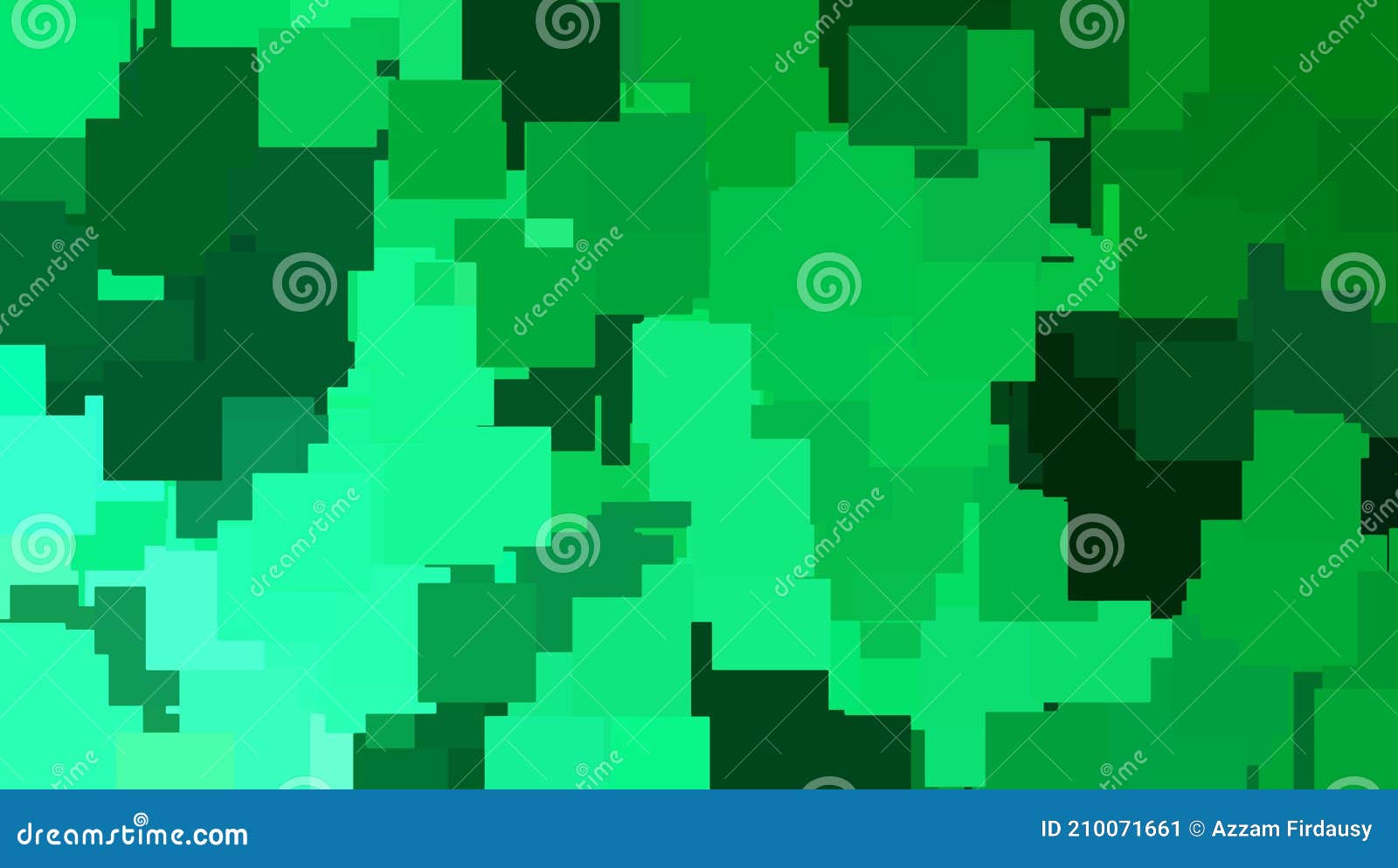 Wallpaper with a Stack of Green Squares Stock Illustration ...
