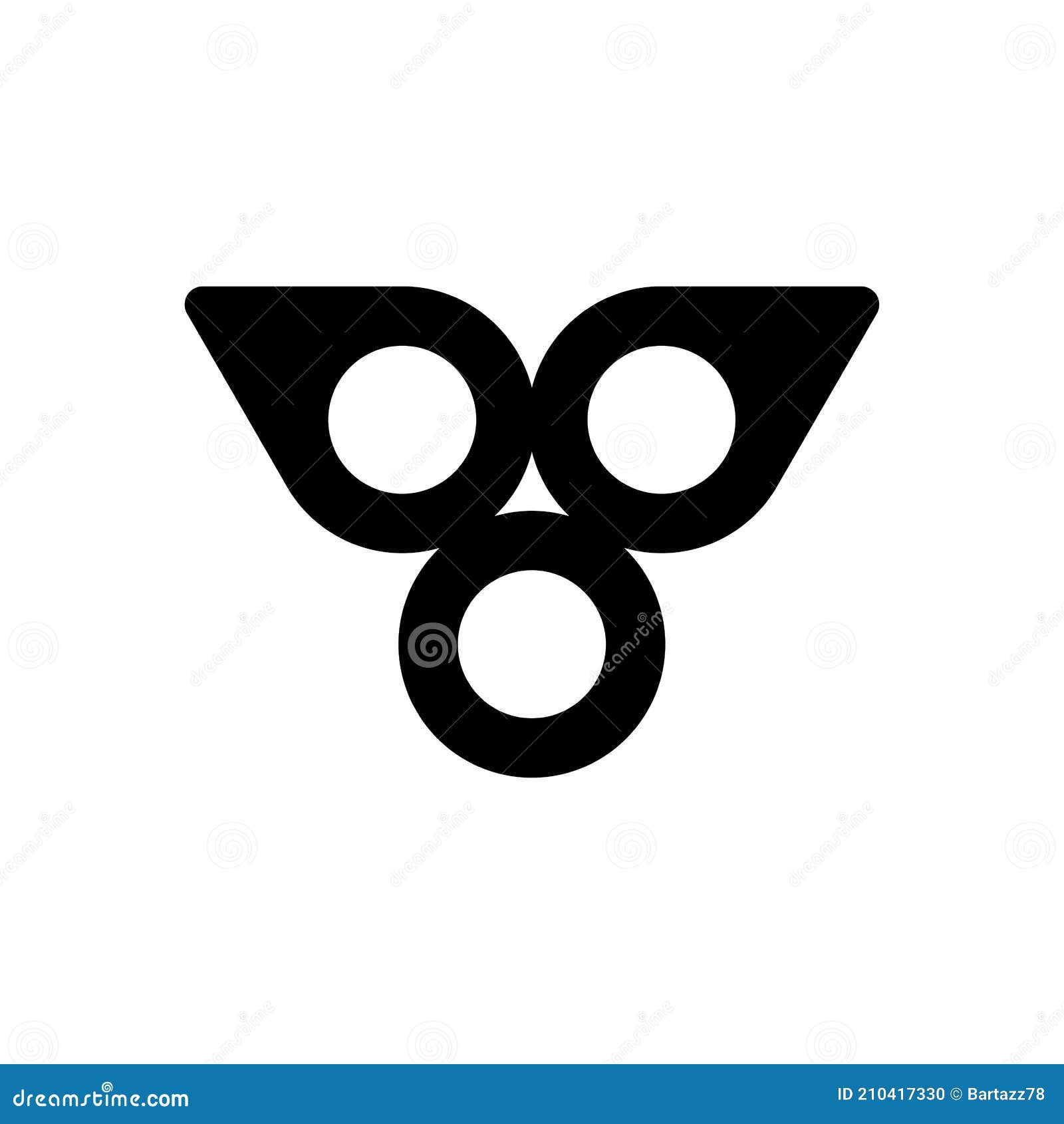 Abstract Rounded Oval Vector Logo Web Icons. Stock Vector ...