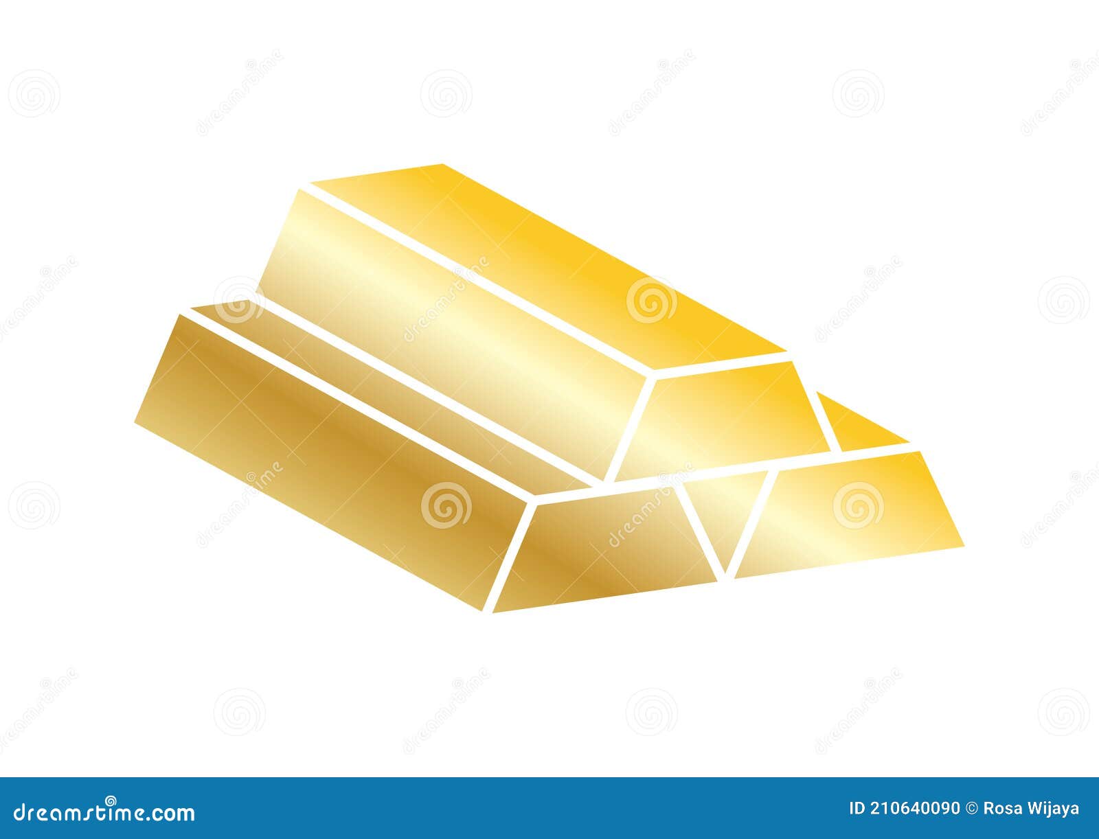 Natural Elements Icon Gold in Color Stock Vector - Illustration of ...