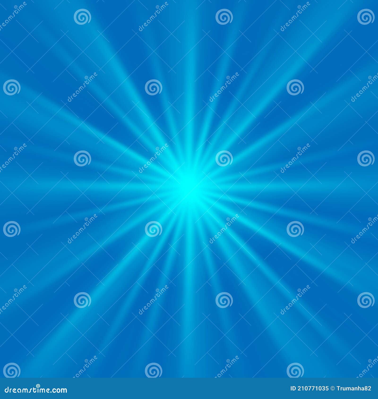 Vector Radial Bright Rays In Blue Background | CartoonDealer.com #210771035