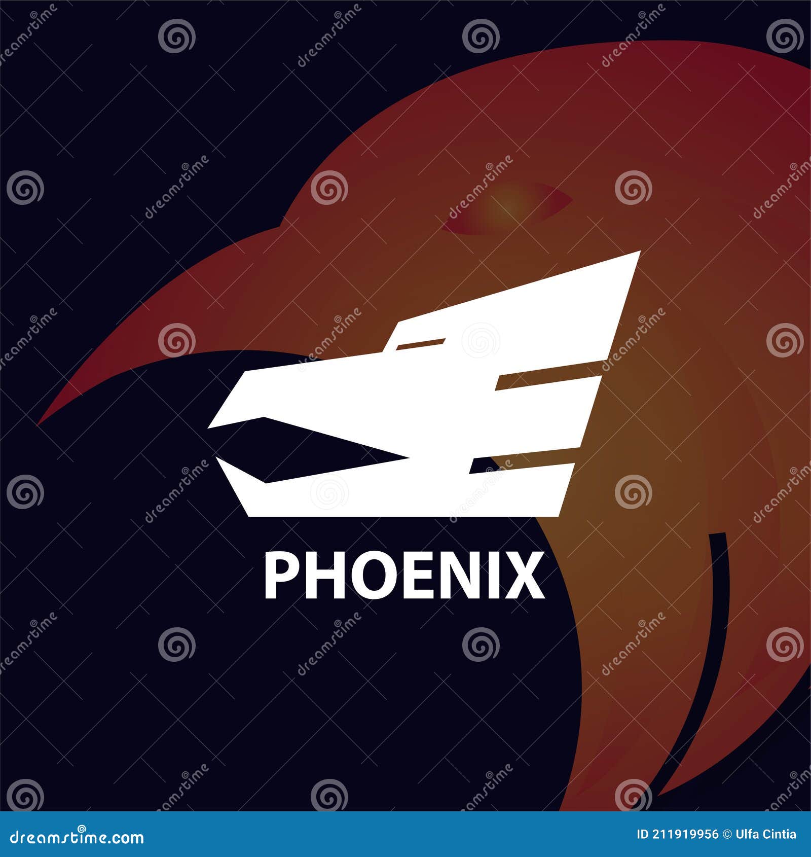 Abstract Phoenix Logo Inspiration , Stock Vector - Illustration of ...