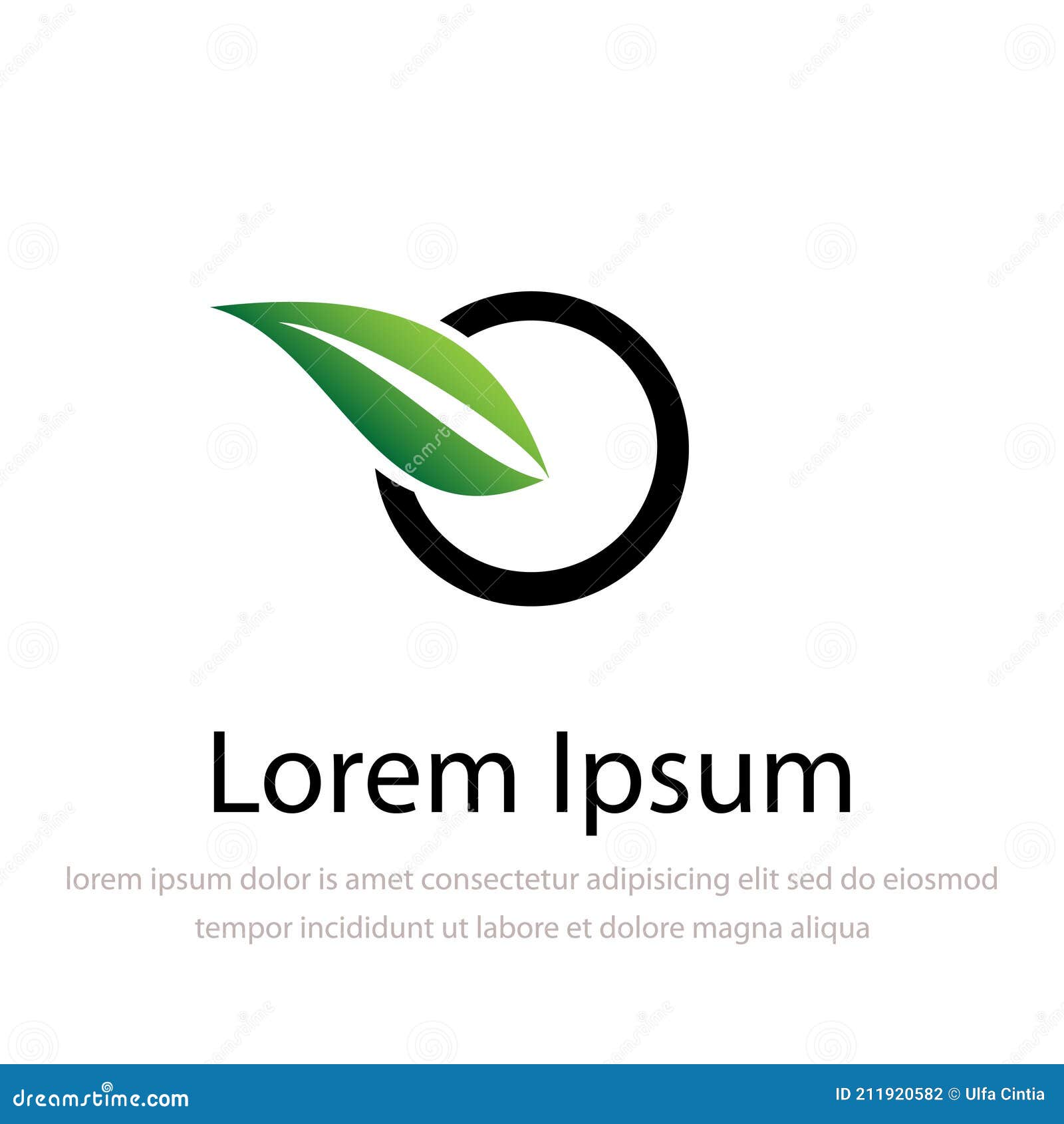 Letter O Leaf Logo. Design a Combination of the Letter O and Leaves To ...