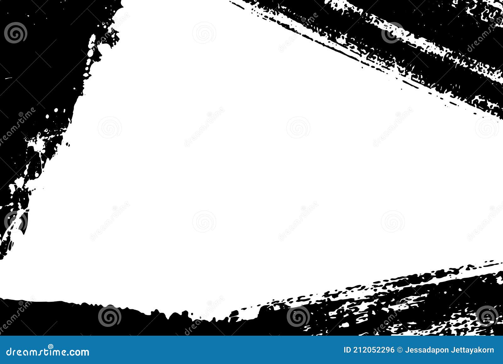 Paint border stock vector. Illustration of distressed - 212052296
