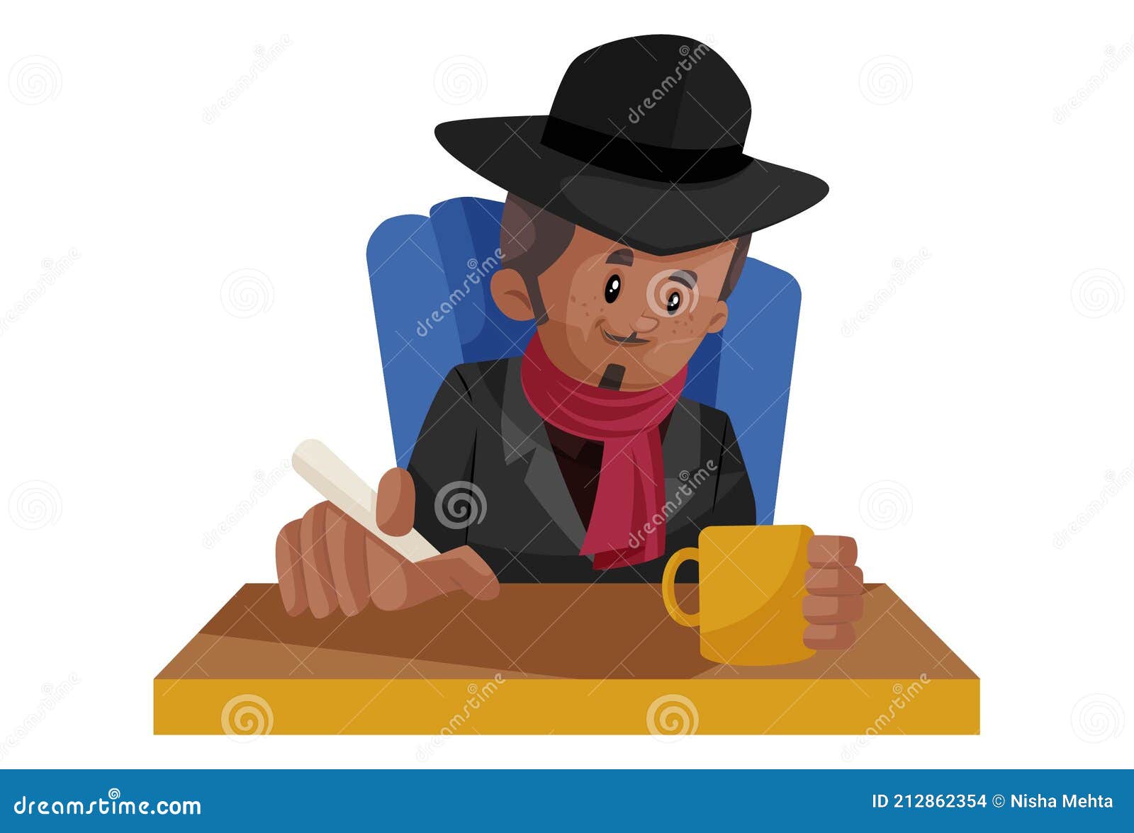 Don Vector Cartoon Illustration Stock Vector - Illustration of humor ...