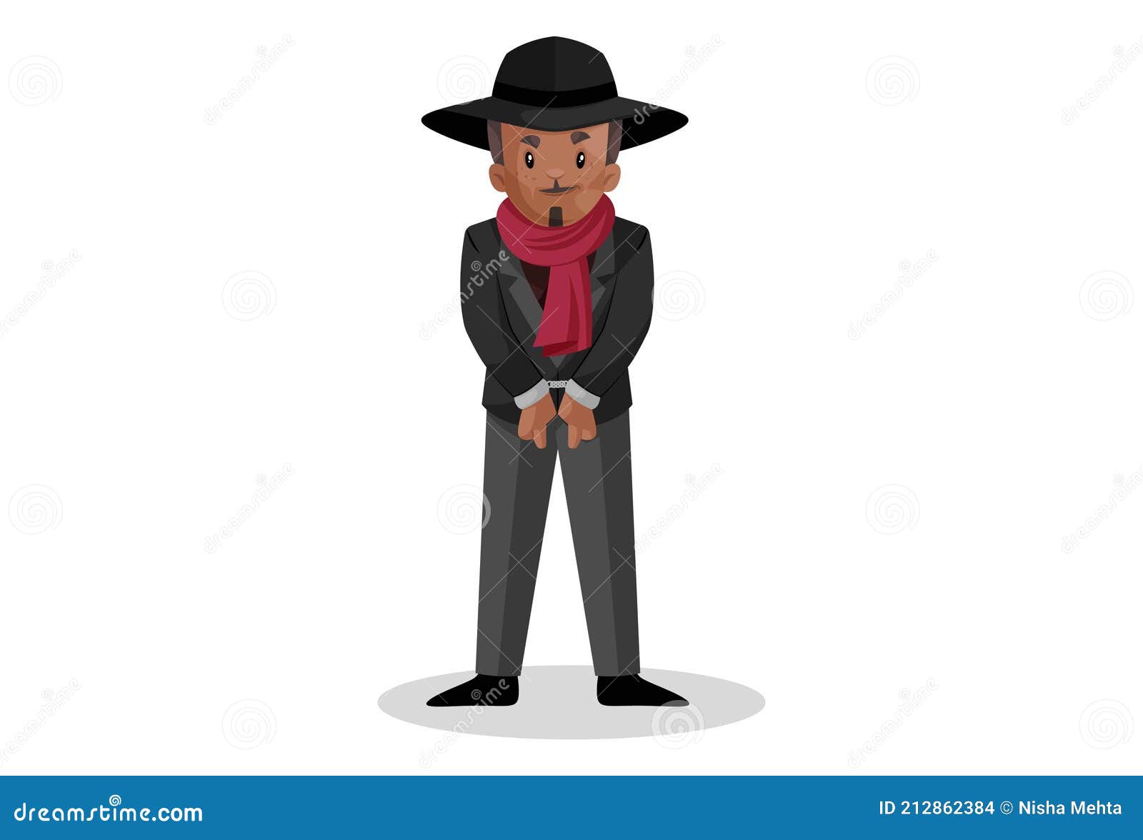 Don Vector Cartoon Illustration Stock Vector - Illustration of happy ...