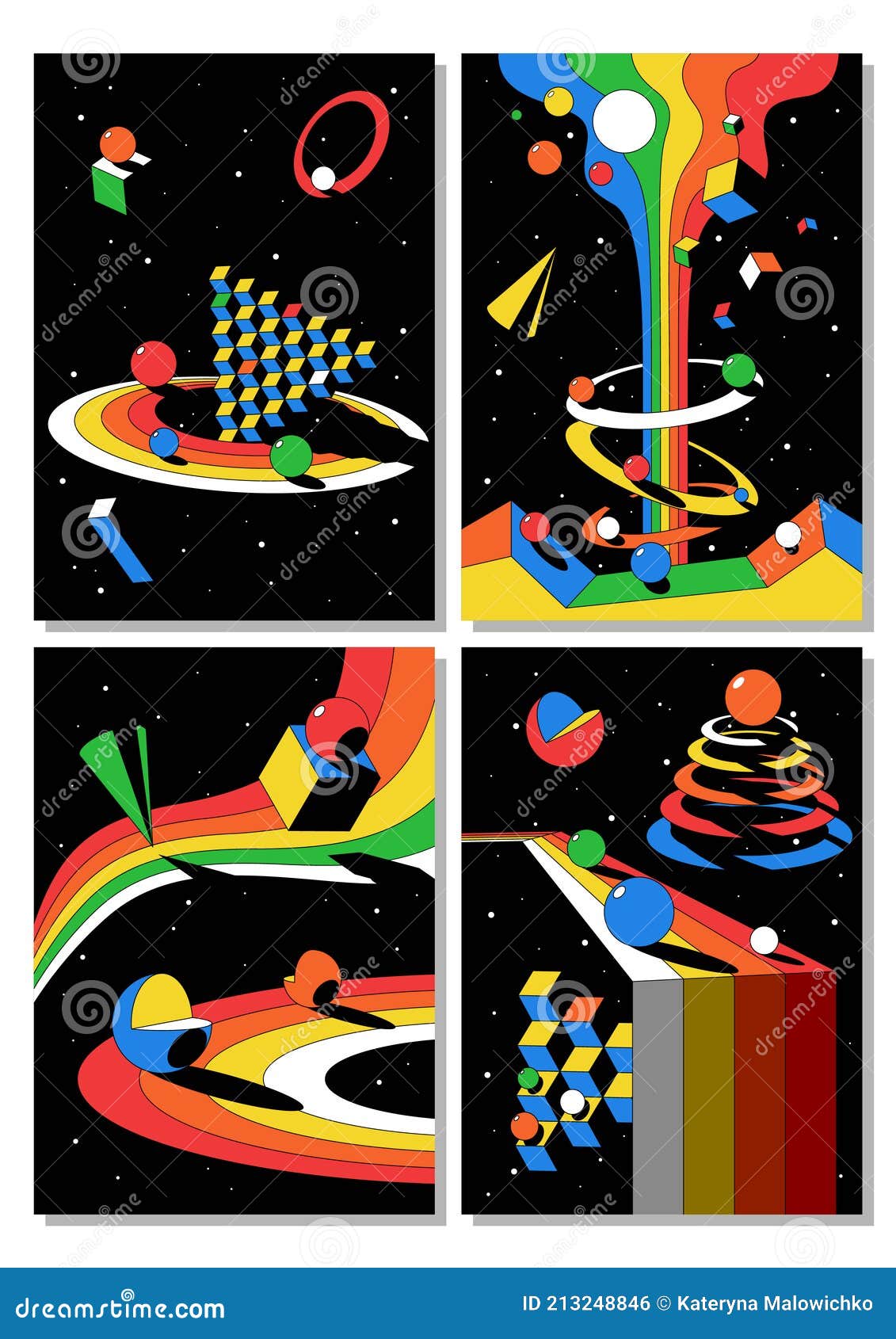 Psychedelic Volcano Erupting Color Smoke Stock Photo | CartoonDealer ...