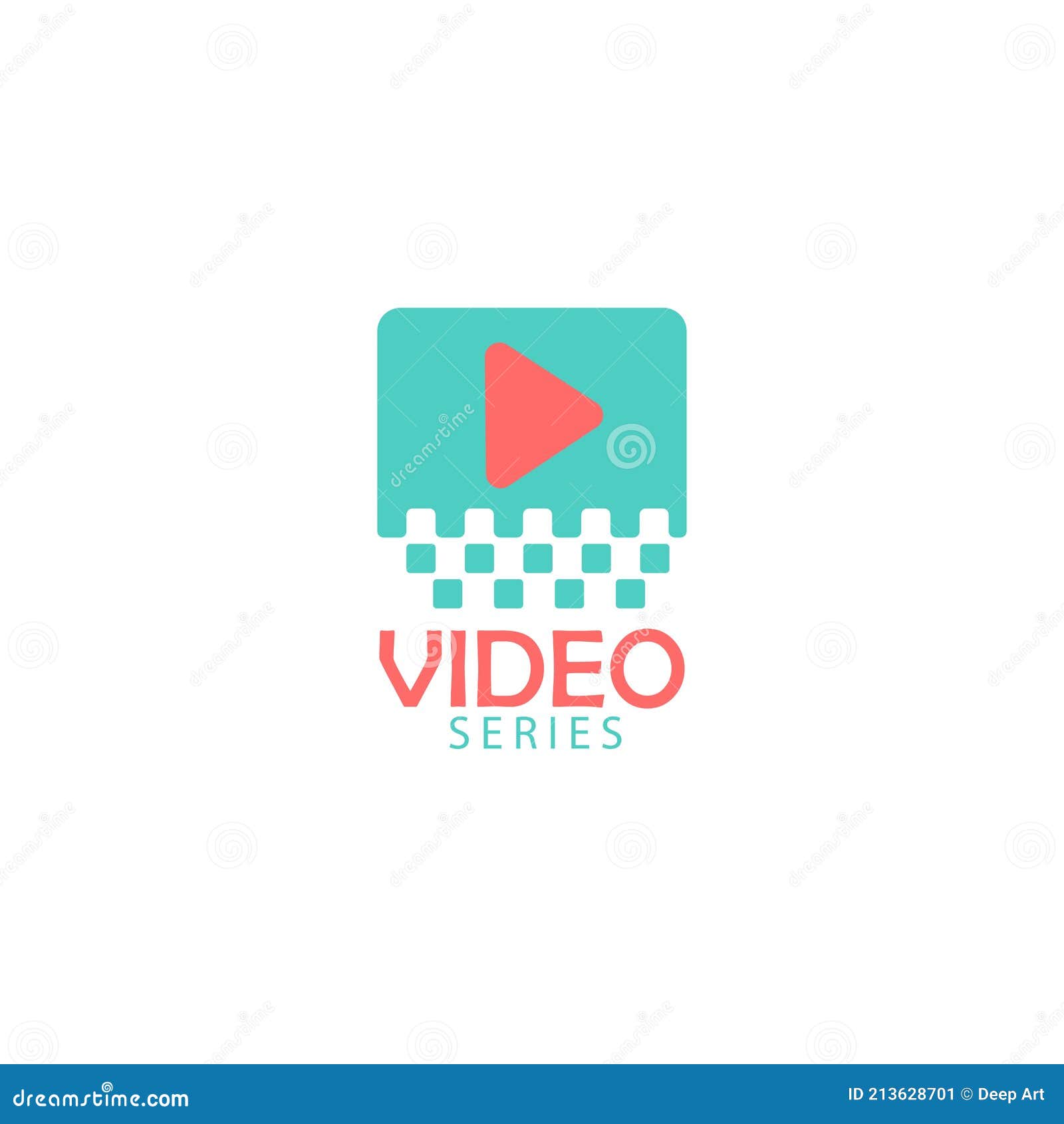 Video Icon Logo Template for Your Company Stock Vector - Illustration ...