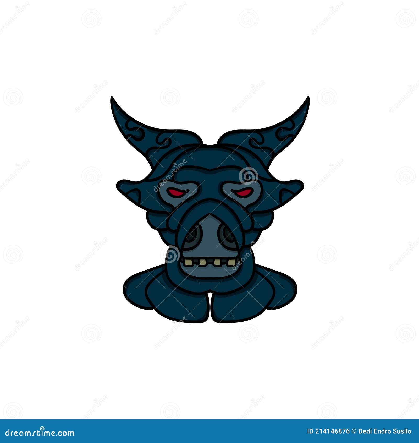 Illustrations, Logos, Symbols, Icons, Characters, Mascots, Buffalo ...