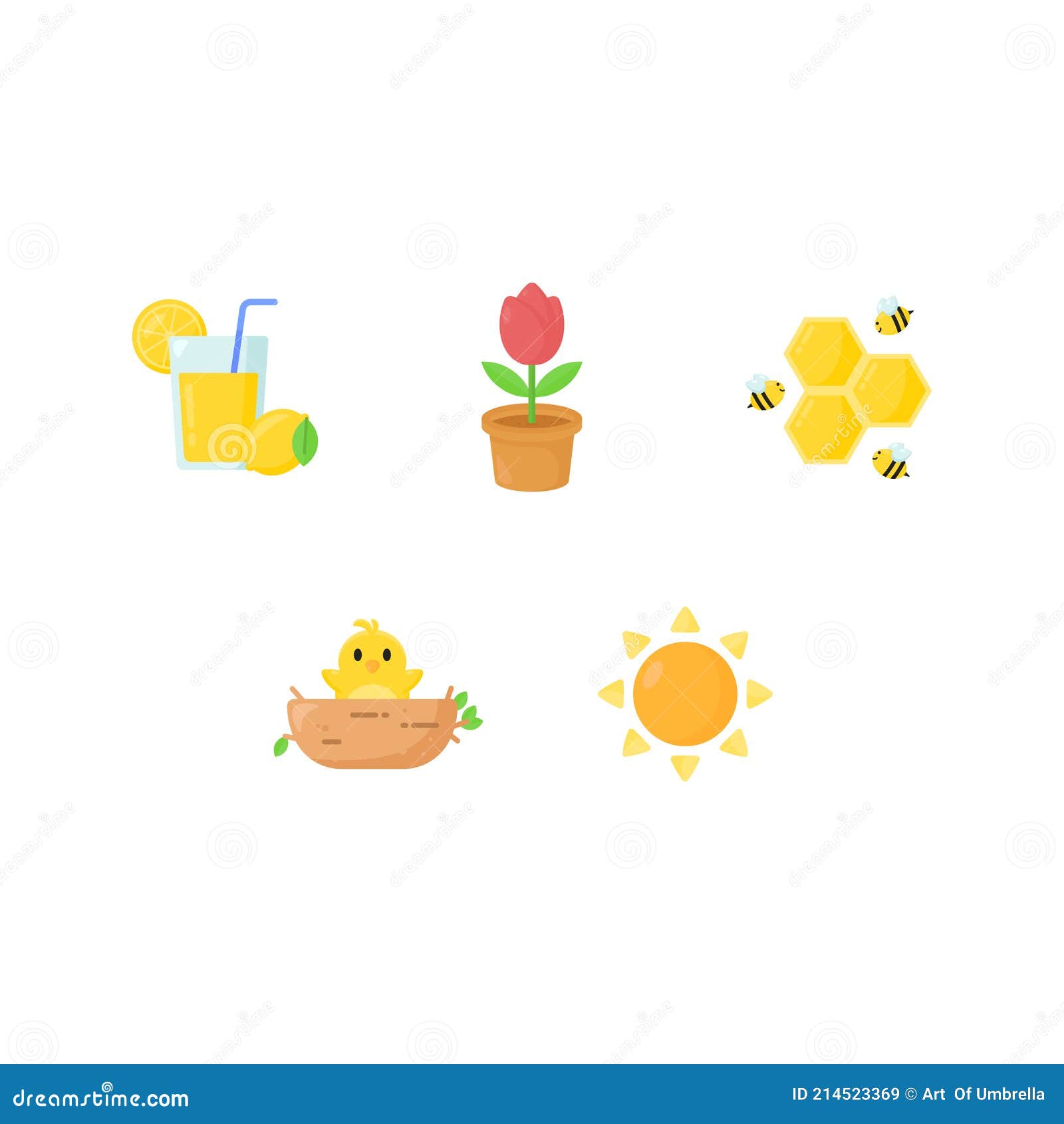 Illustration Vector Graphic of Spring Element Stock Vector ...