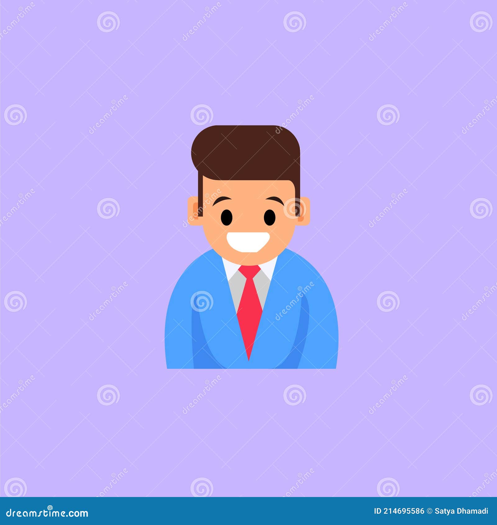 Basic RGBThe Profession of a CEO in Vector Style. Different ...