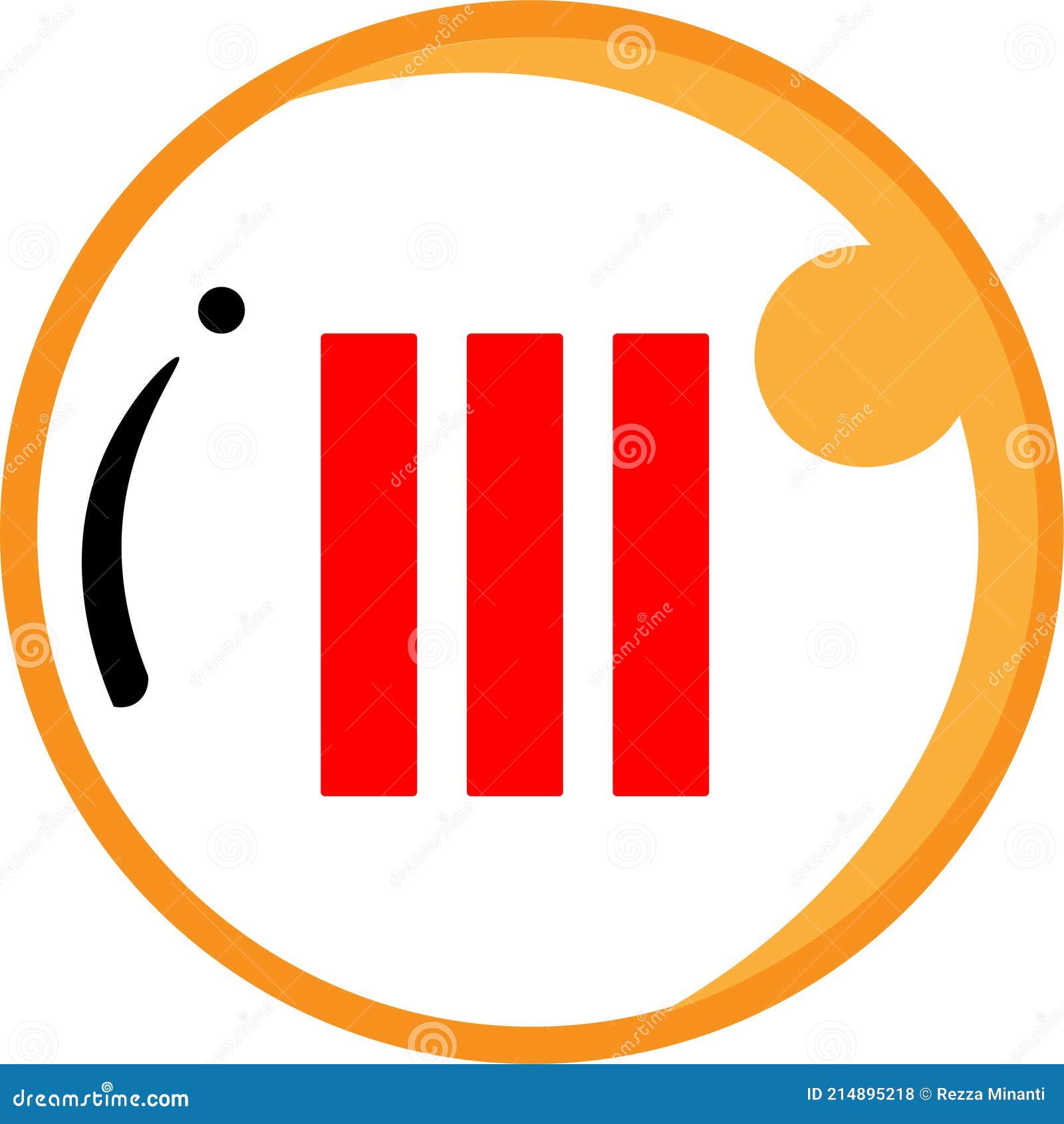 Vector of the Roman Number Three Which is Represented by the Symbol III ...