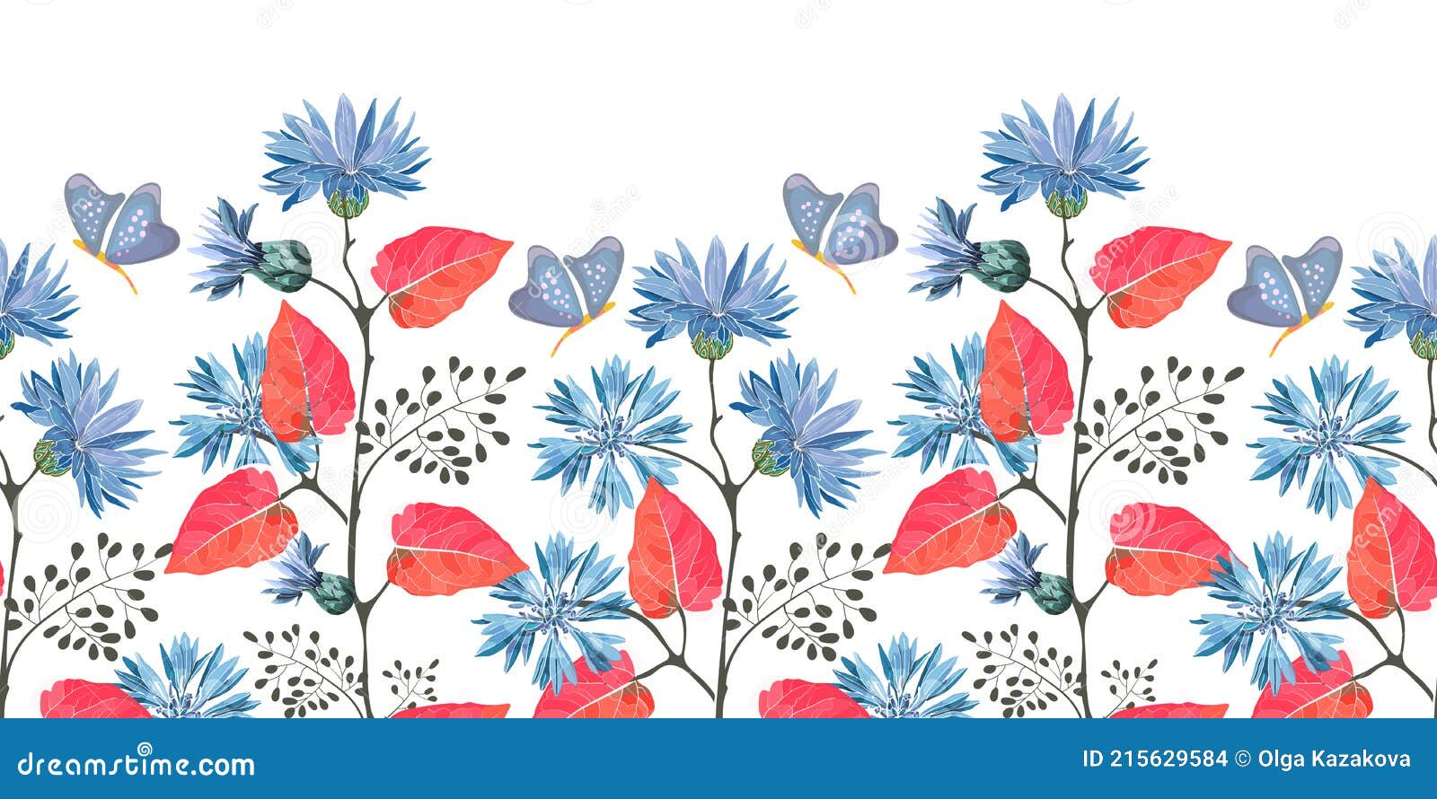 Cornflower Centaurea Cyanus, Medicinal Cartoon Vector | CartoonDealer ...