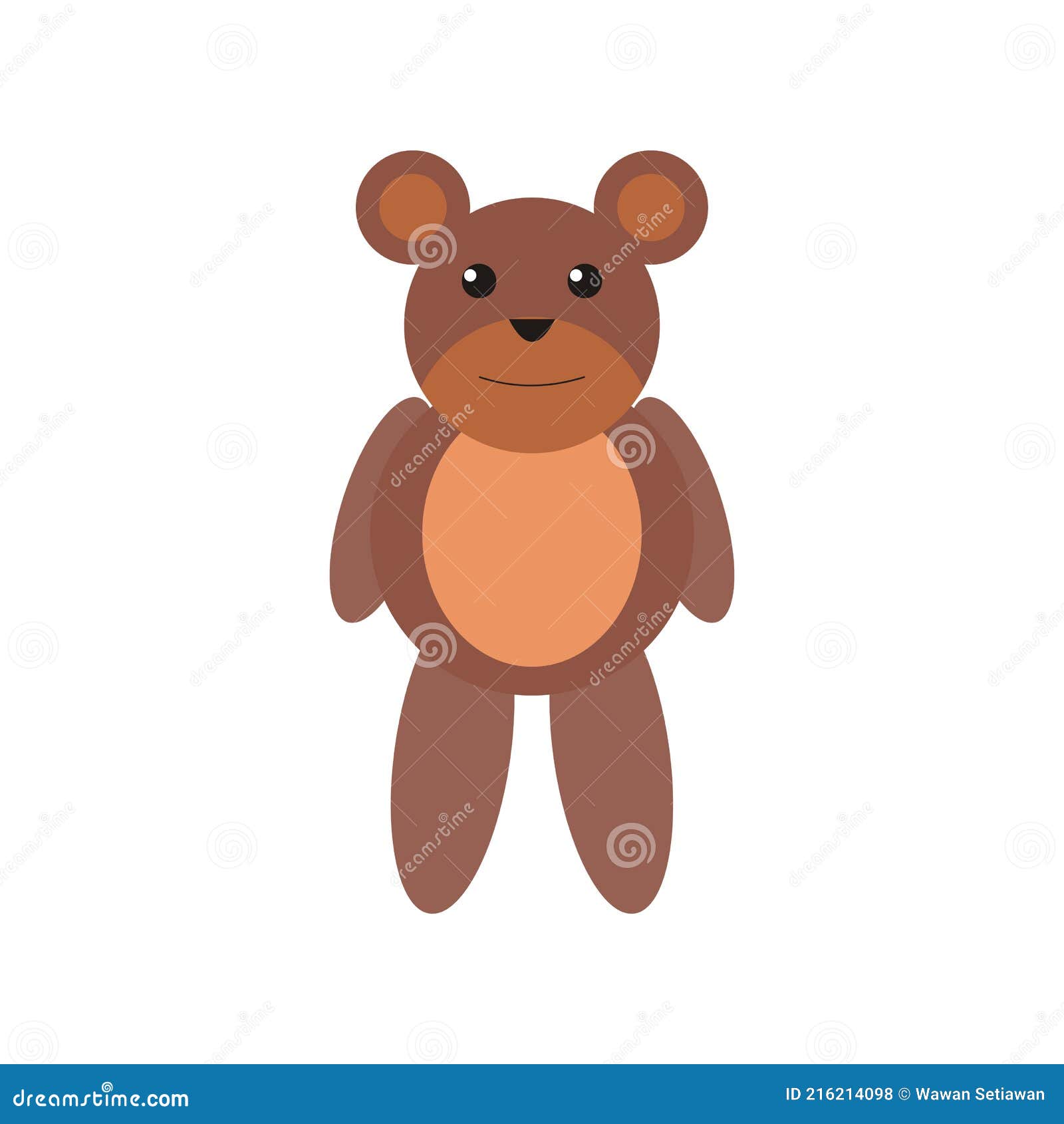 Teddy Bear Character - Illustration - Vector Stock Vector ...