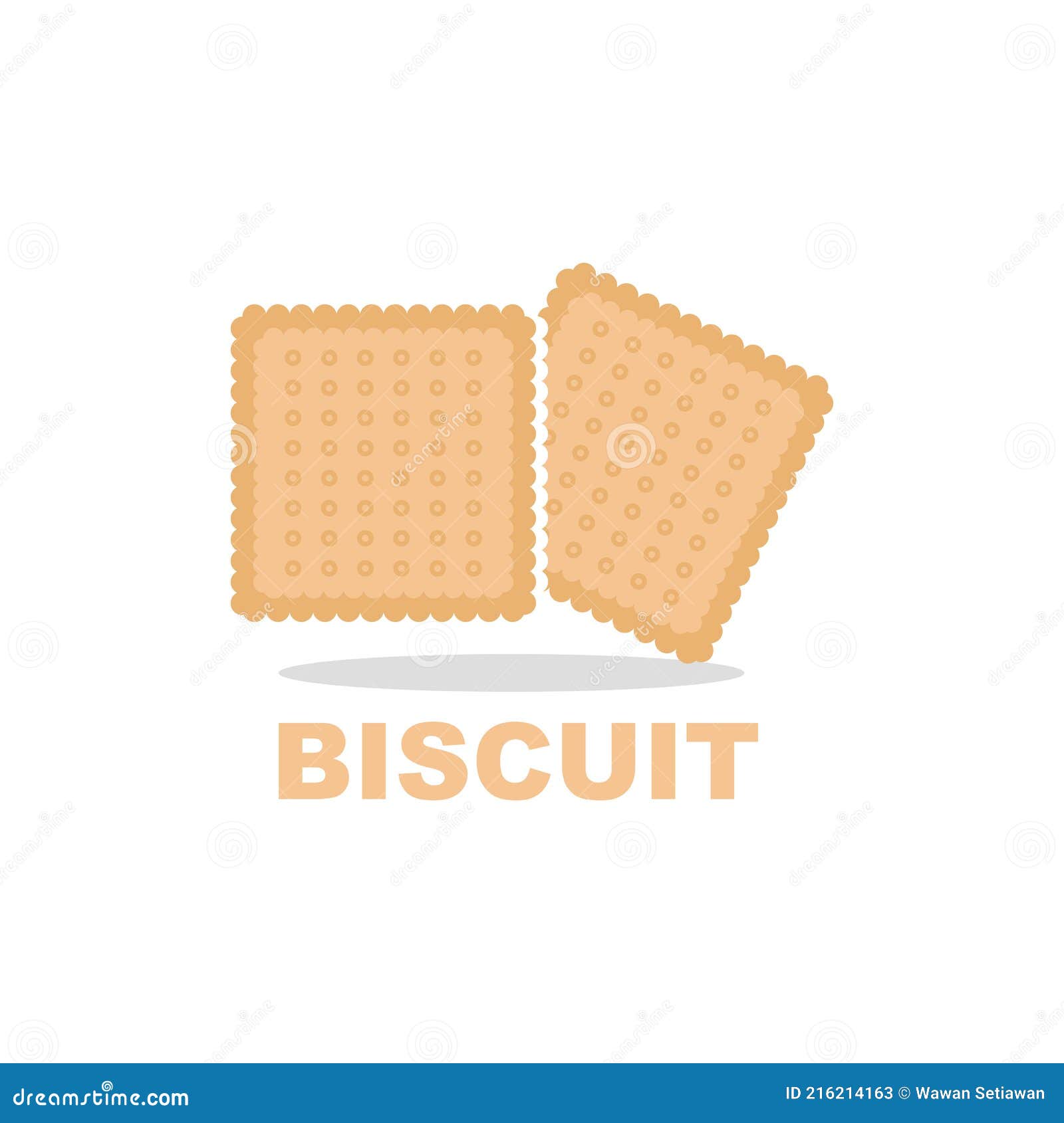Biscuit Design Logo - Vector Stock Vector - Illustration of line, flat ...