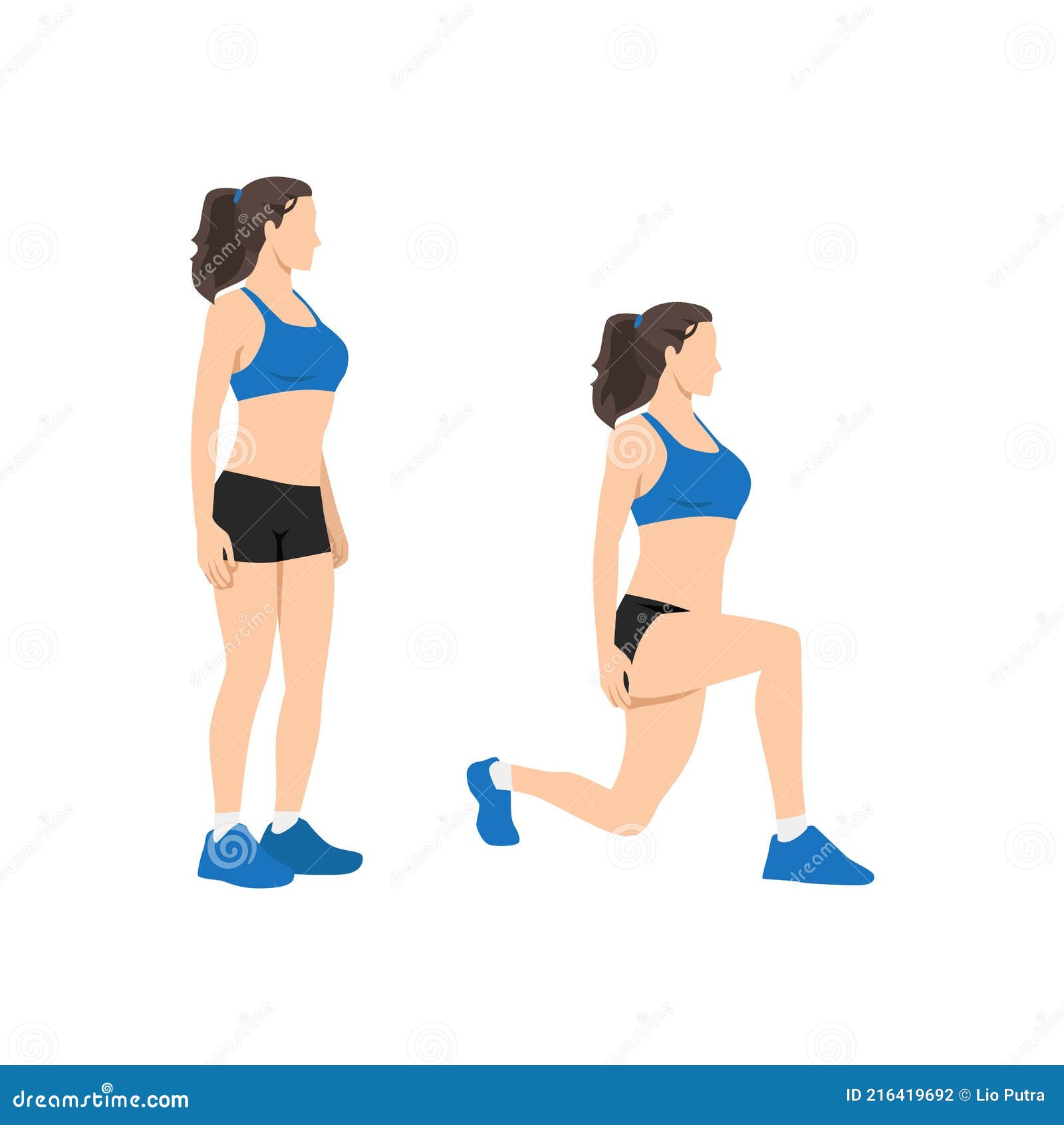 Illustrated Exercise Guide By Healthy Man Doing Side Lunges Royalty ... Illustrated Exercise Guide By Healthy Man Doing Side Lunges Royalty ...