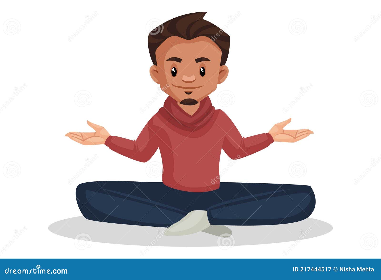 Boy Graphic Designer Vector Illustration Stock Vector - Illustration of ...